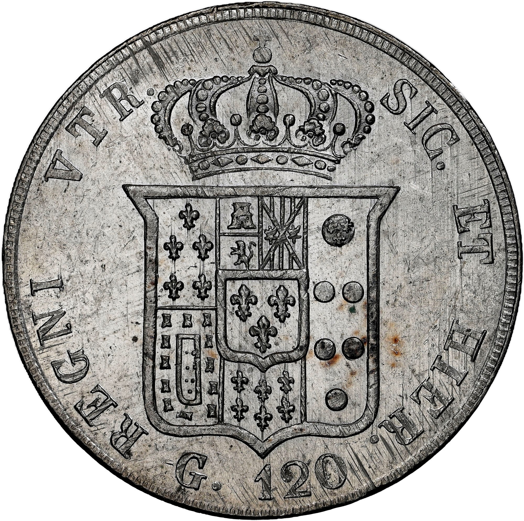 Italian States NAPLES 120 Grana KM 370 Prices & Values | NGC