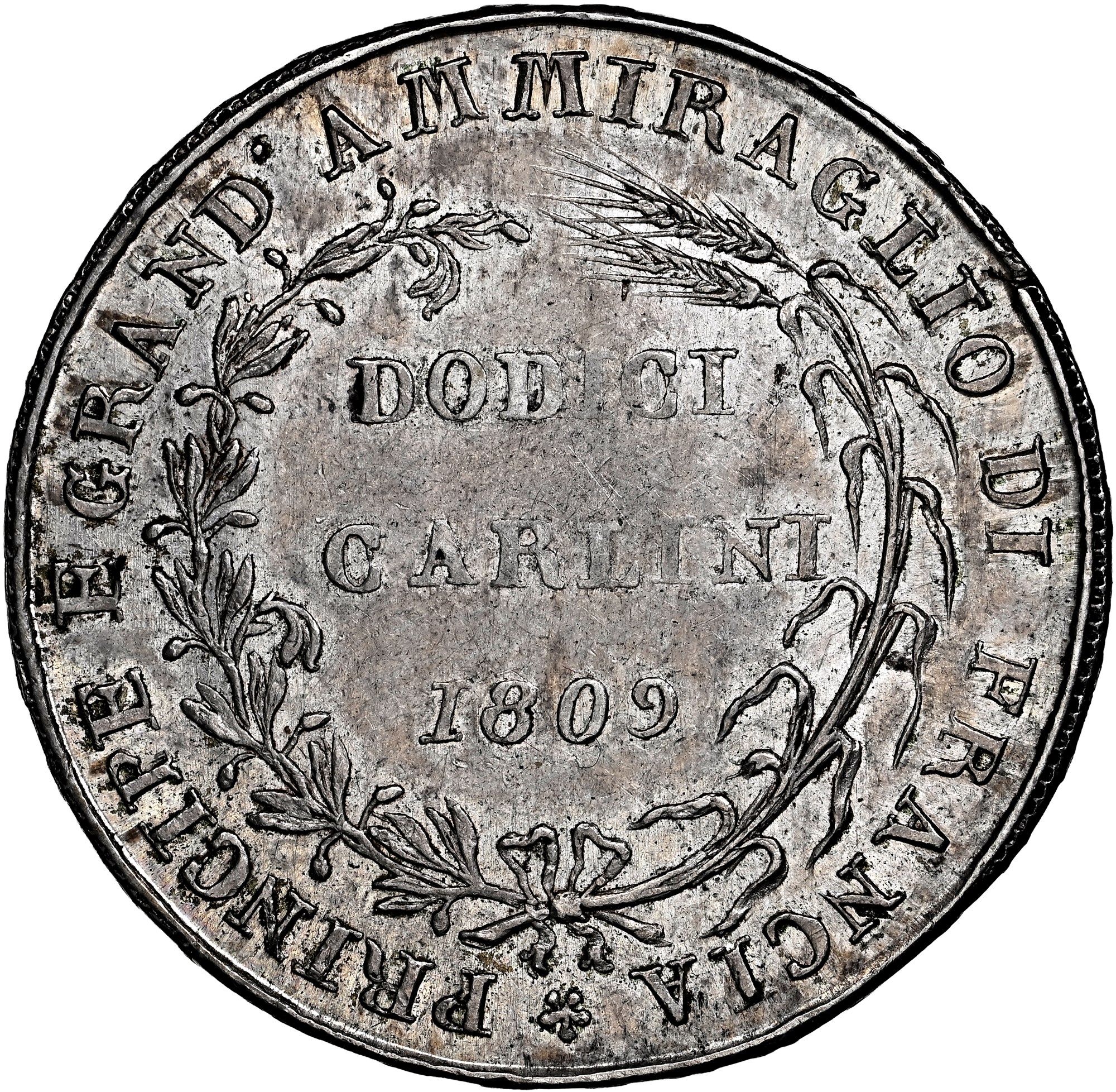 Italian States NAPLES 12 Carlini KM 250 Prices & Values | NGC