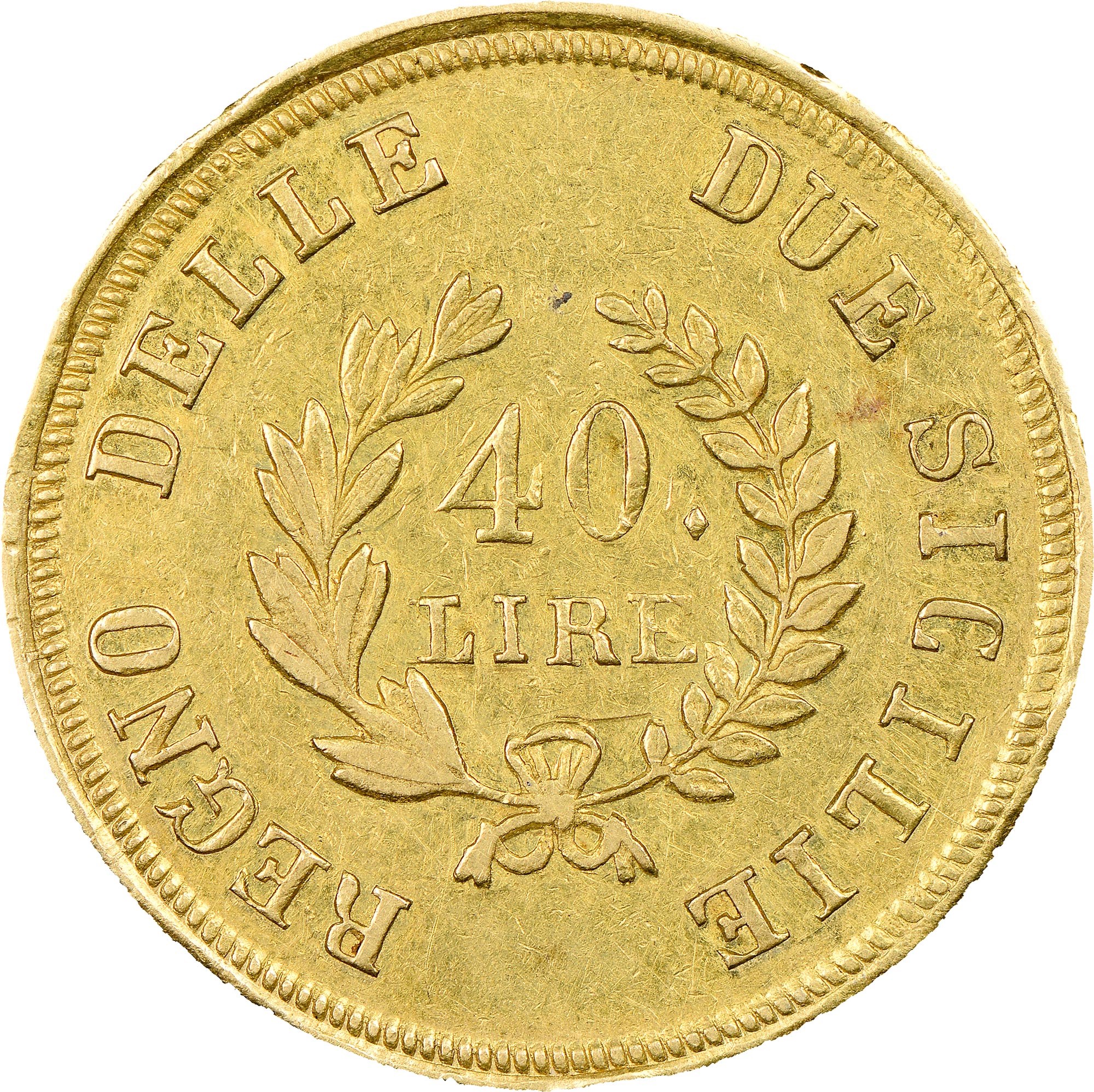 Italian States NAPLES 40 Lire KM 266 Prices & Values | NGC