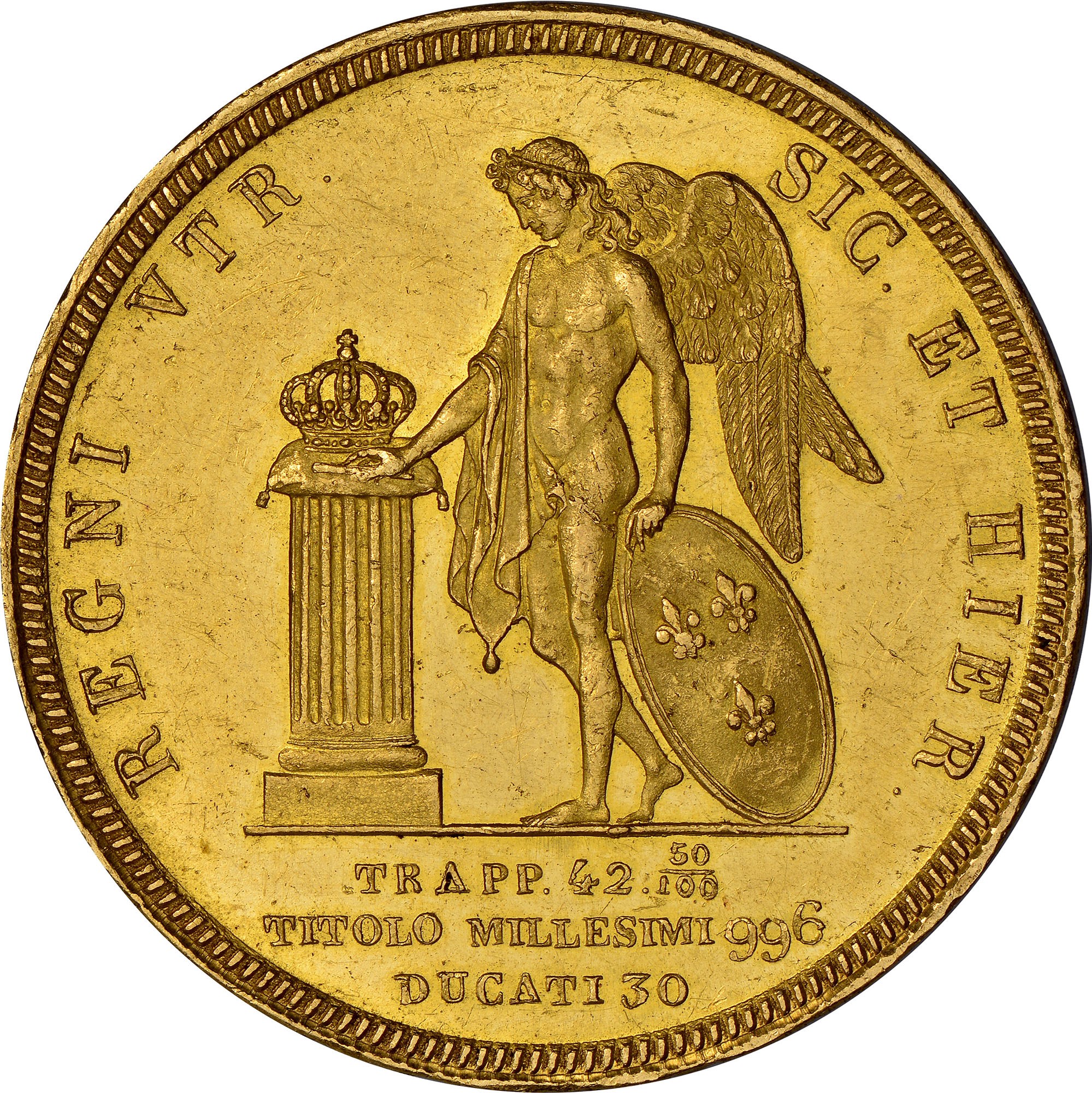 Italian States NAPLES 30 Ducati KM 357 Prices & Values | NGC