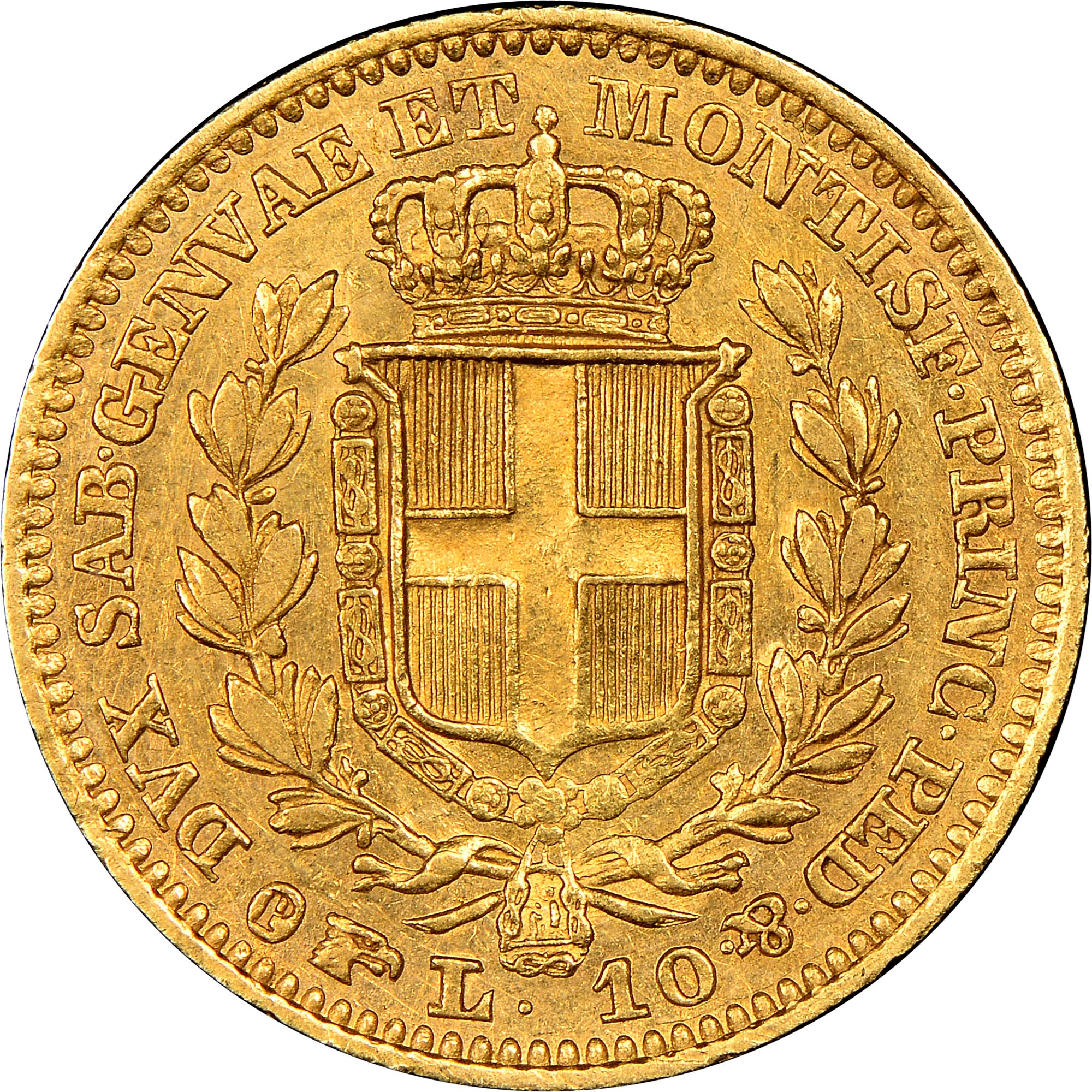 Italian States SARDINIA 10 Lire KM 136.1 Prices & Values | NGC
