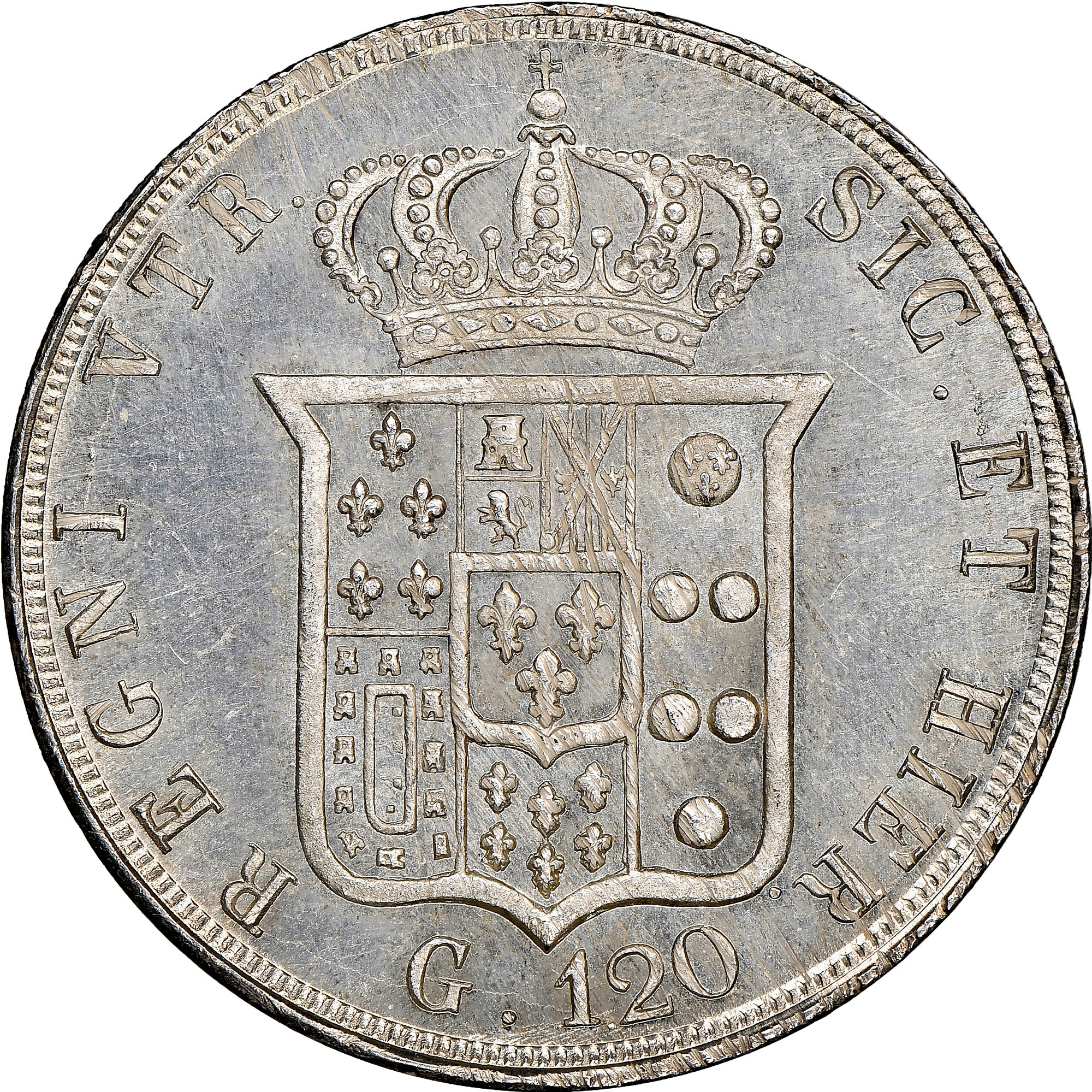 Italian States NAPLES 120 Grana KM 370 Prices & Values | NGC