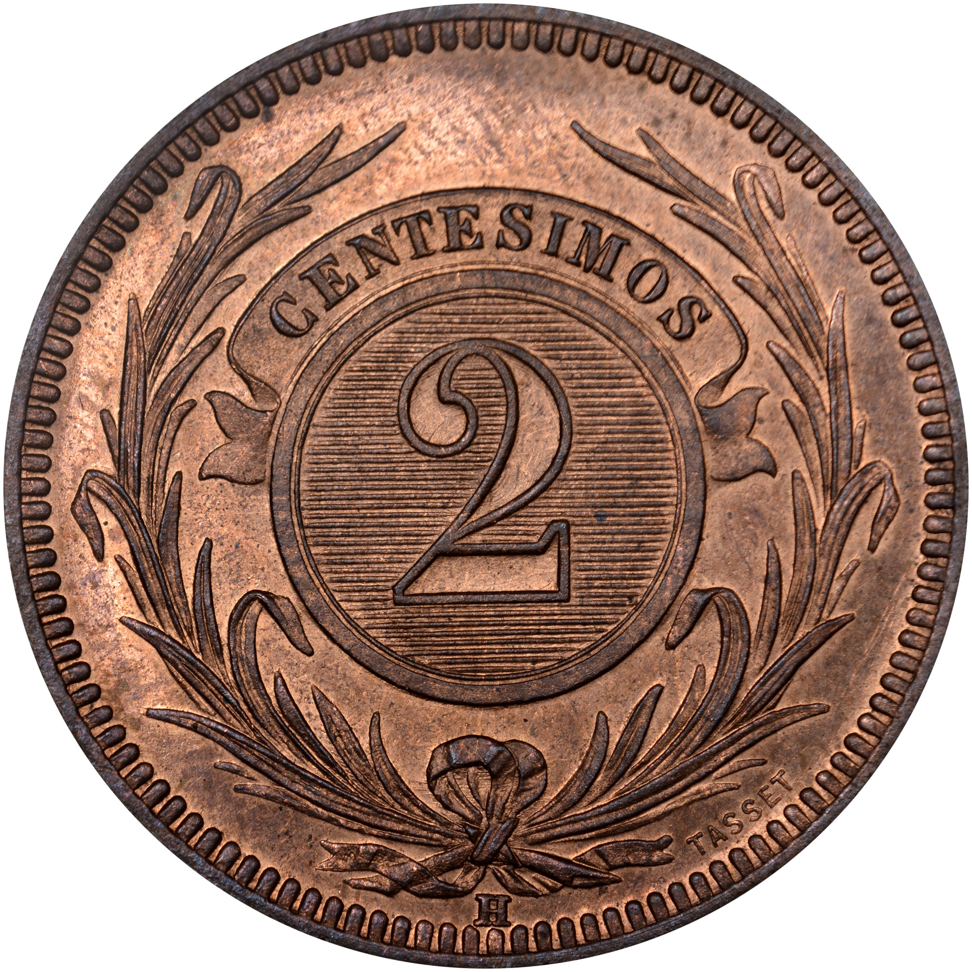 Uruguay 2 Centesimos KM 12 Prices & Values | NGC