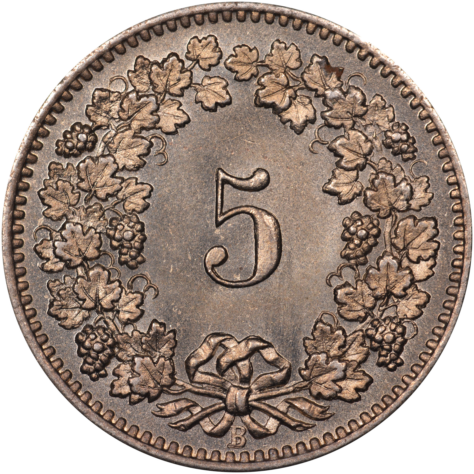 Switzerland 5 Rappen KM 26 Prices & Values | NGC