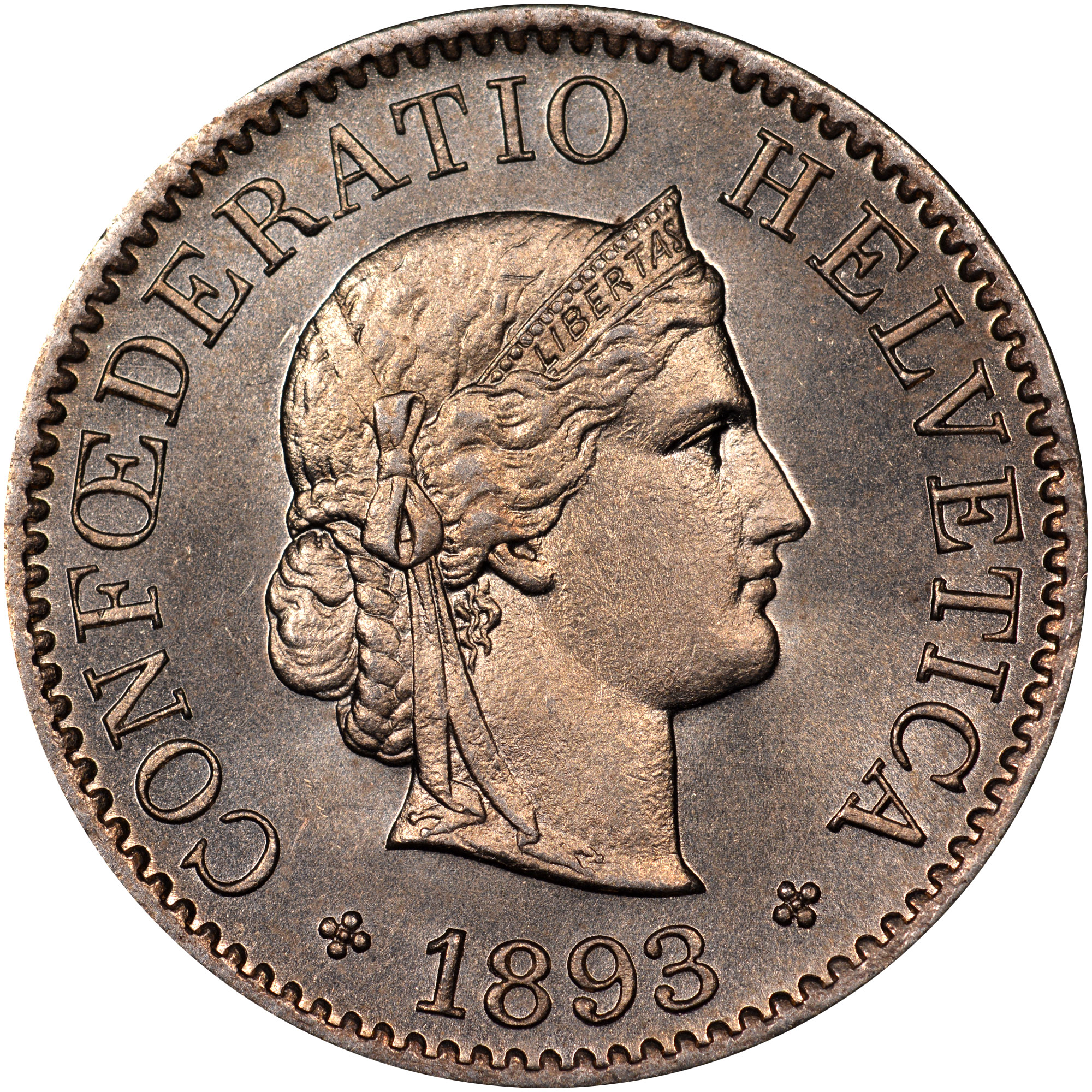 Switzerland 5 Rappen KM 26 Prices & Values | NGC