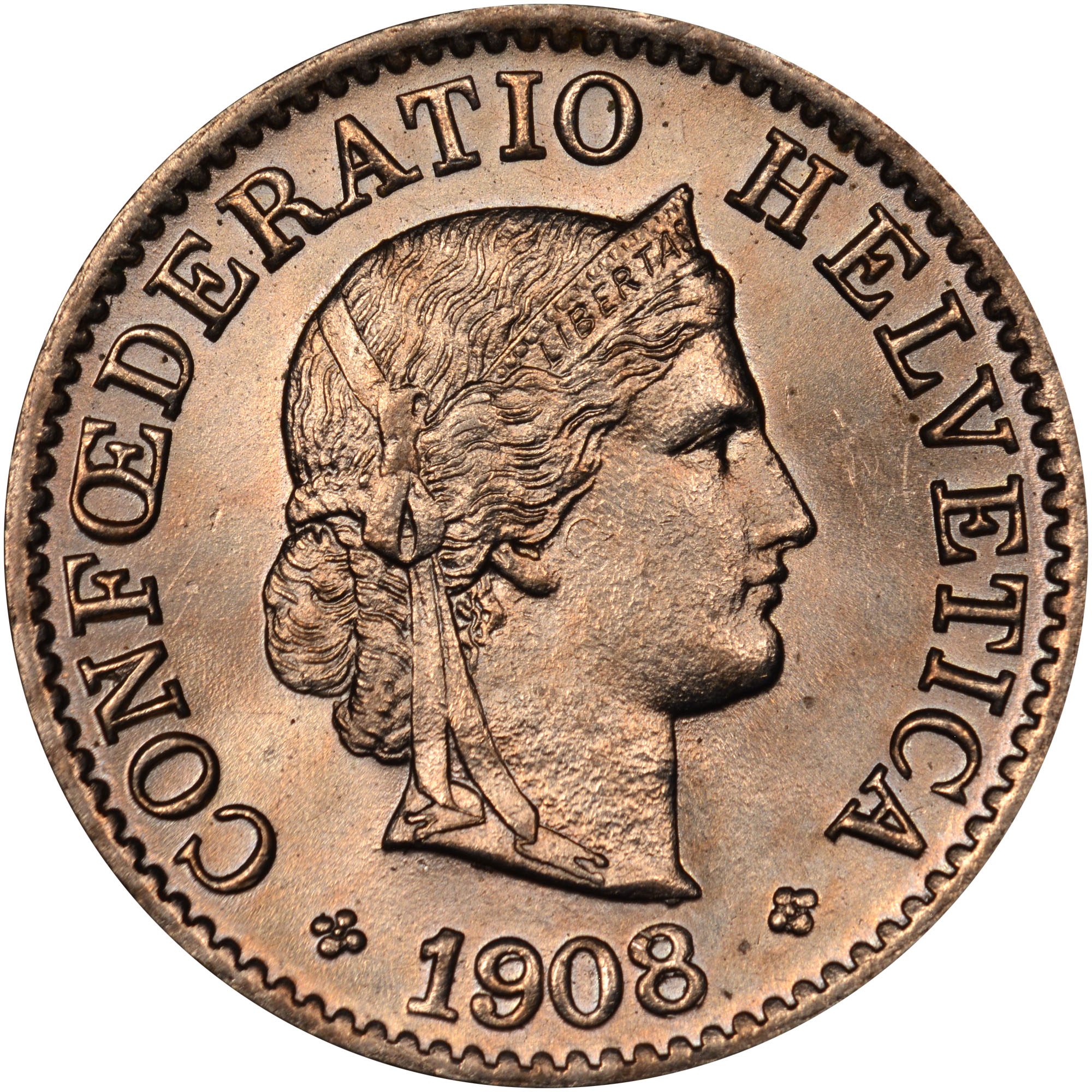 Switzerland 5 Rappen KM 26 Prices & Values | NGC