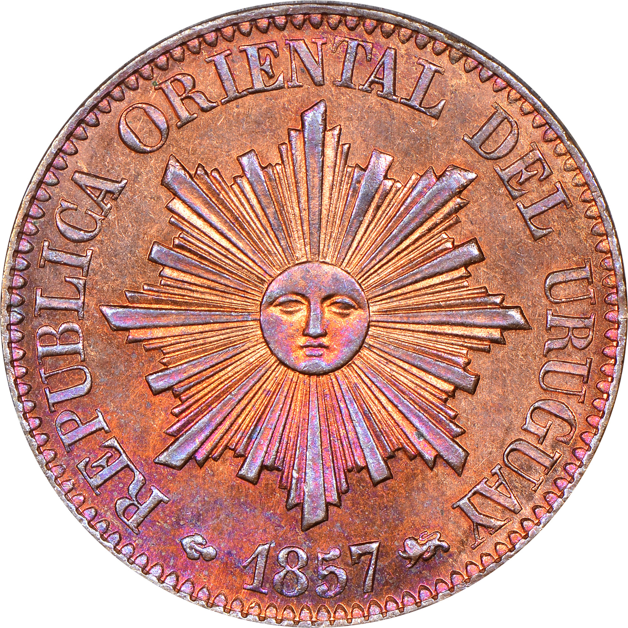 Uruguay 5 Centesimos KM 8 Prices & Values | NGC