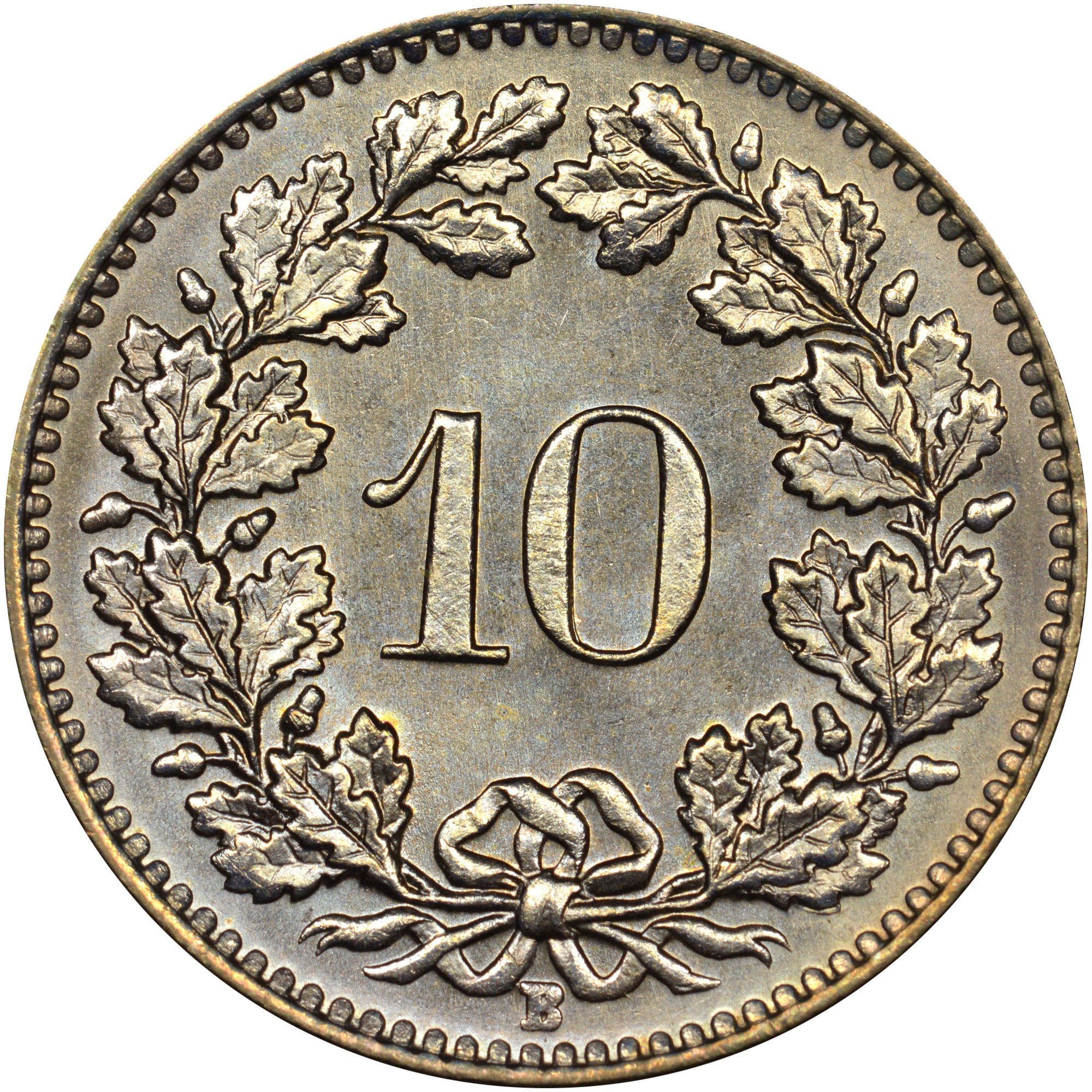 Switzerland 10 Rappen KM 27 Prices & Values | NGC