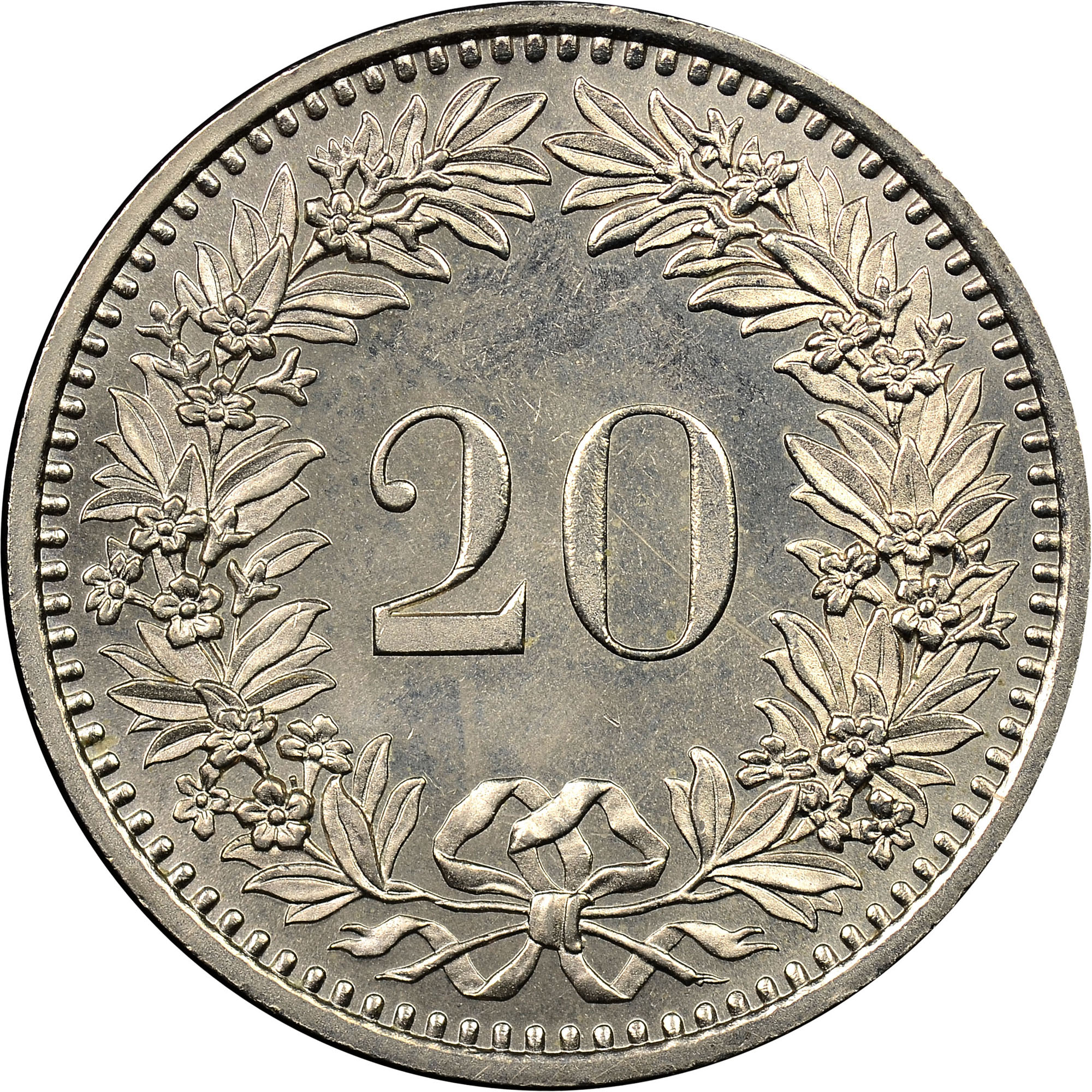 Switzerland 20 Rappen KM 29a Prices & Values | NGC