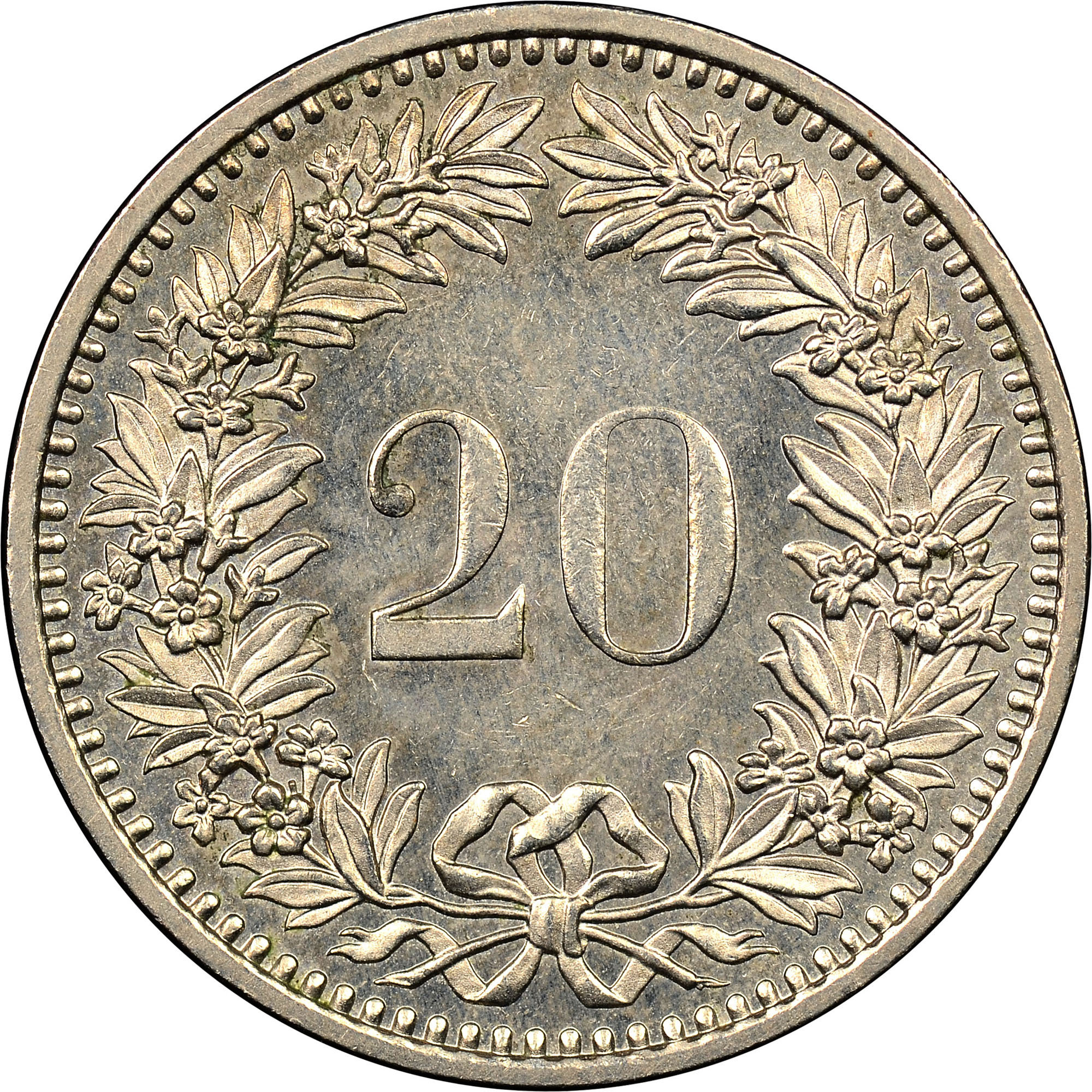 Switzerland 20 Rappen KM 29a Prices & Values | NGC
