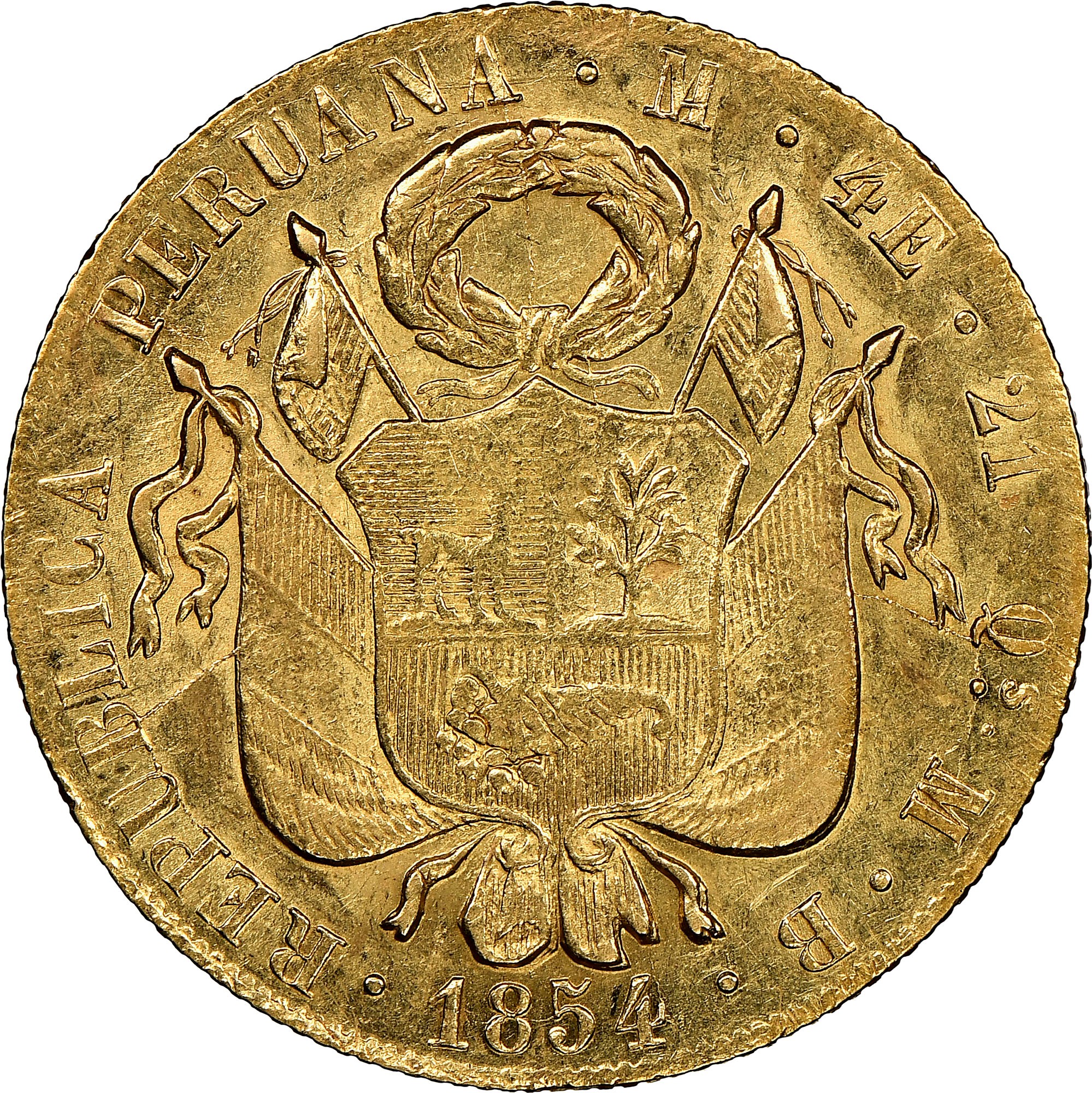 Peru 4 Escudos KM 150.3 Prices & Values | NGC