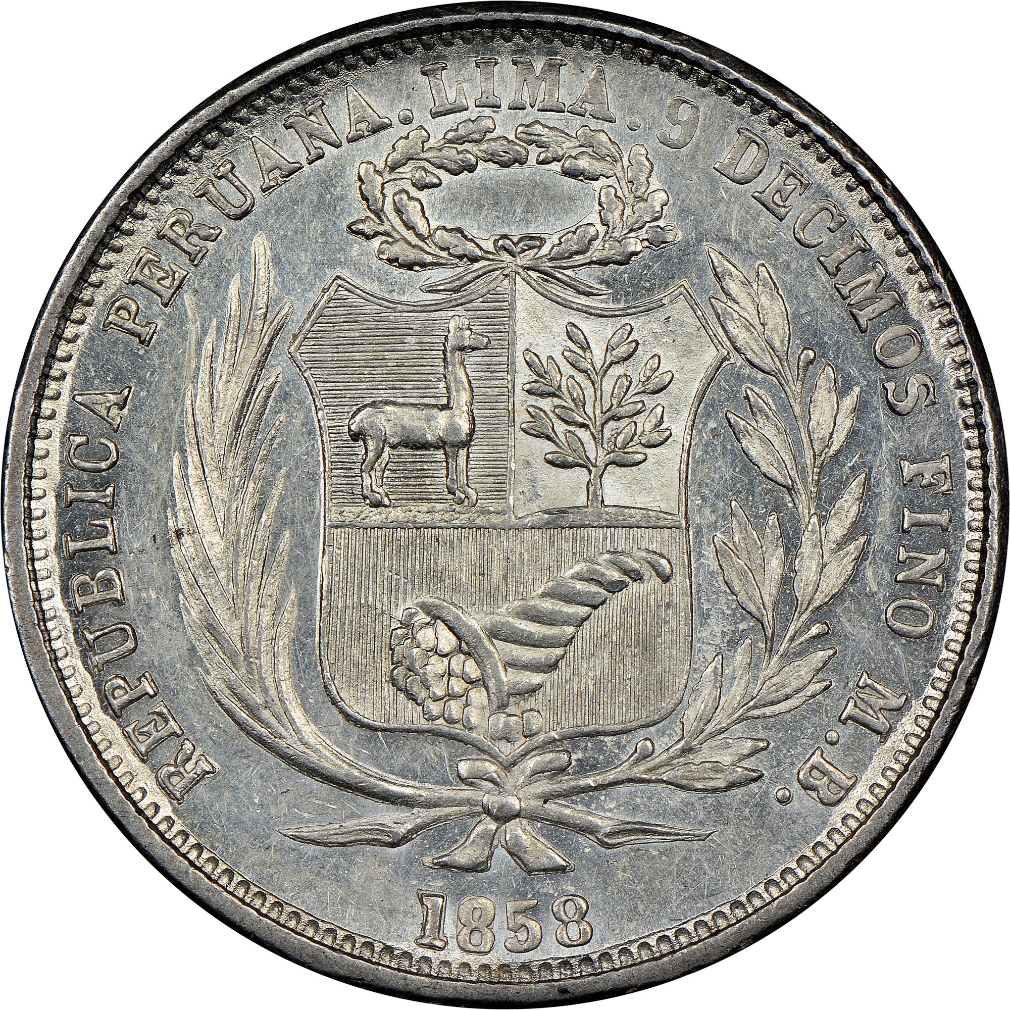 Peru 50 Centimos KM 178 Prices & Values | NGC