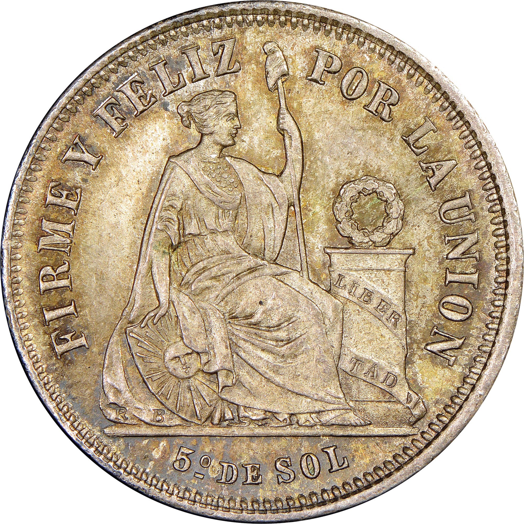 Peru 1/5 Sol KM 191 Prices & Values | NGC