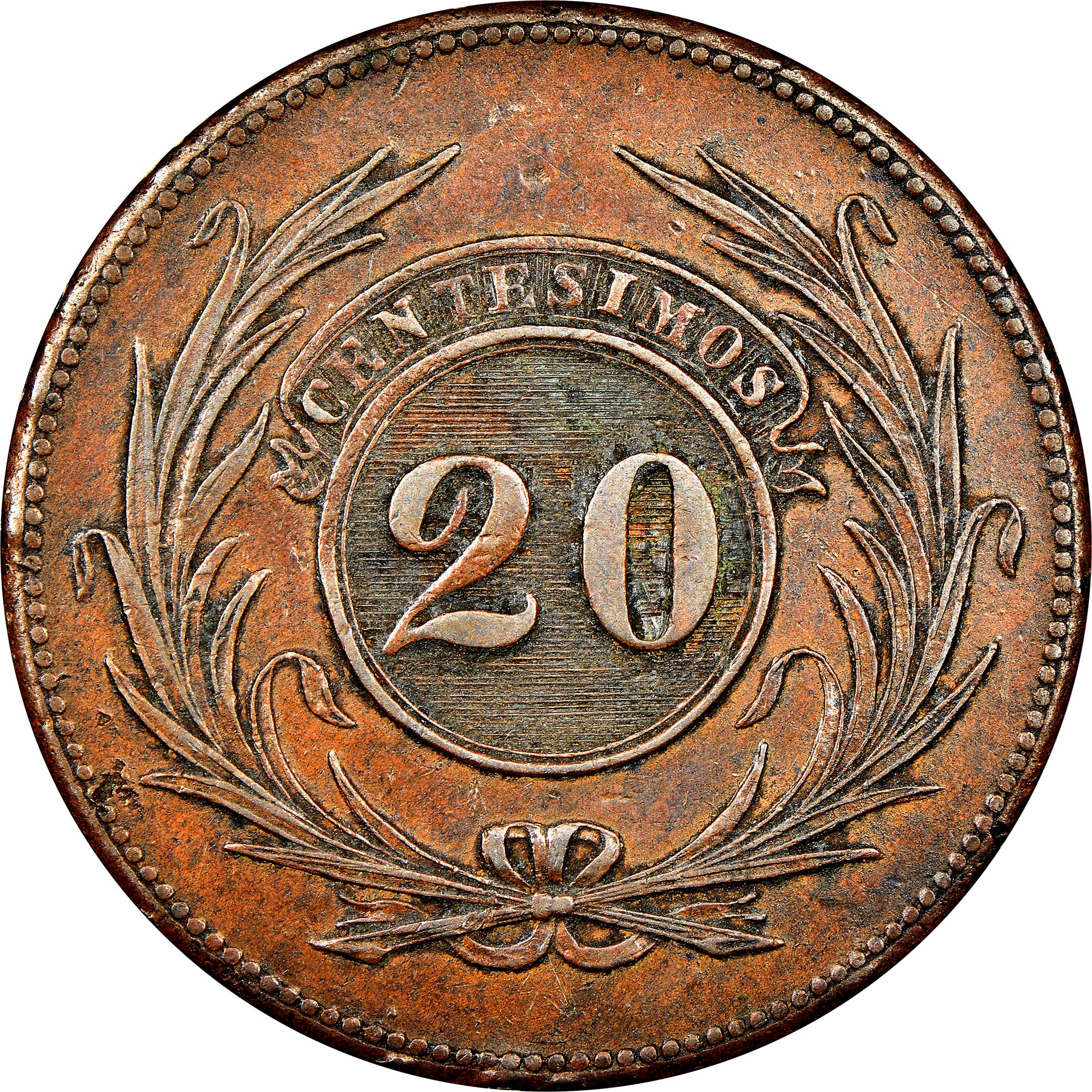 Uruguay 20 Centesimos KM 2.1 Prices & Values | NGC