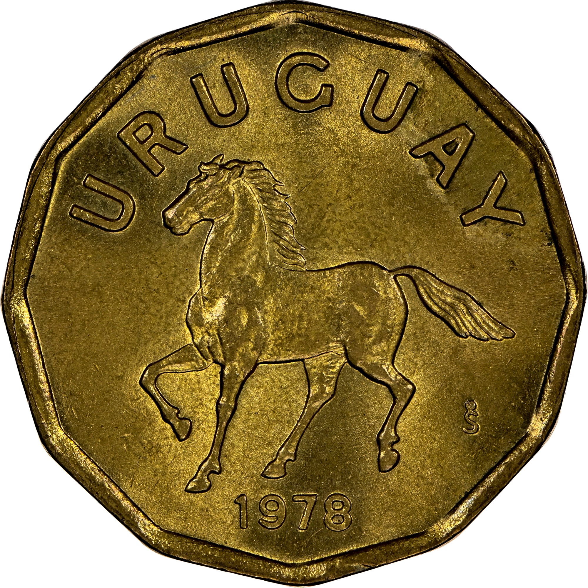 Uruguay 10 Centesimos KM 66 Prices & Values | NGC