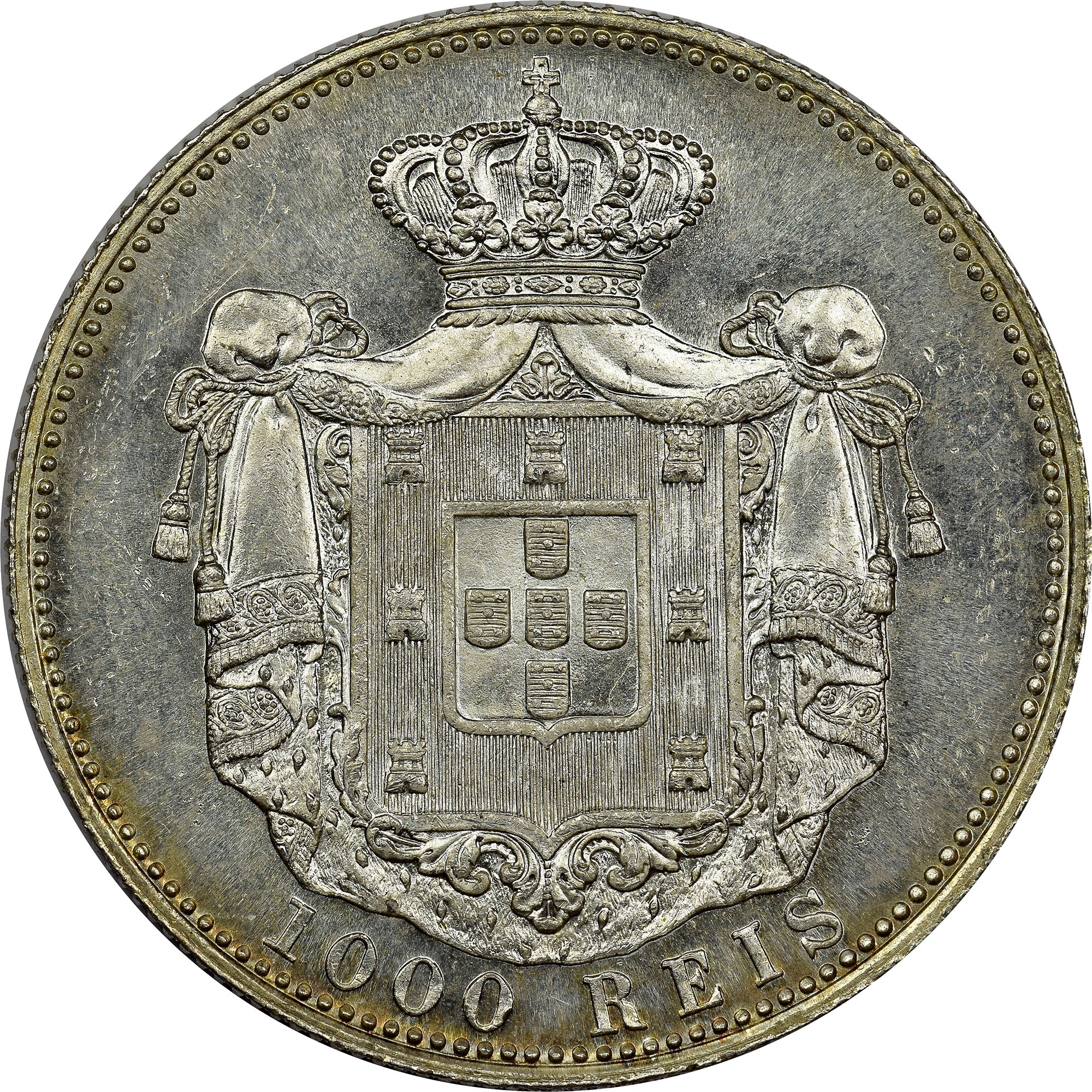 Portugal 1000 Reis KM 540 Prices & Values | NGC