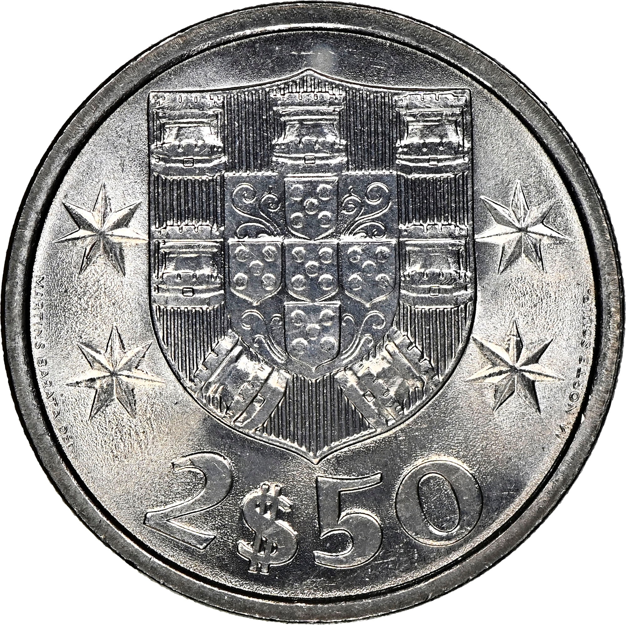 Portugal 2-1/2 Escudos KM 590 Prices & Values | NGC