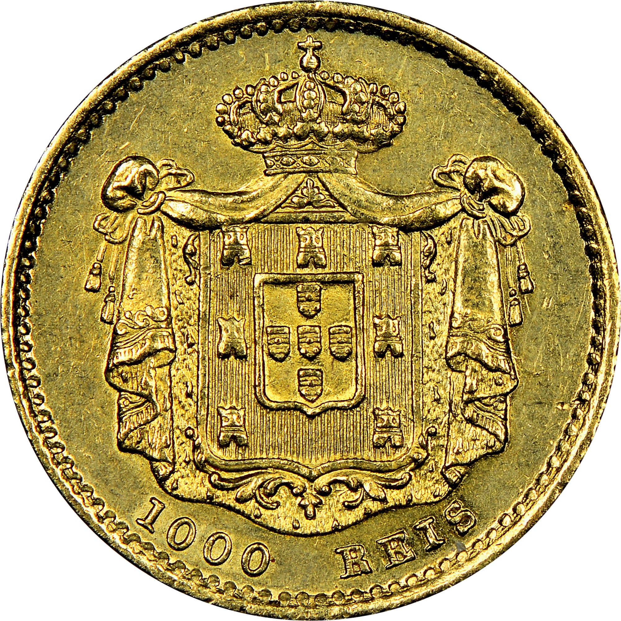 Portugal 1000 Reis KM 486 Prices & Values | NGC