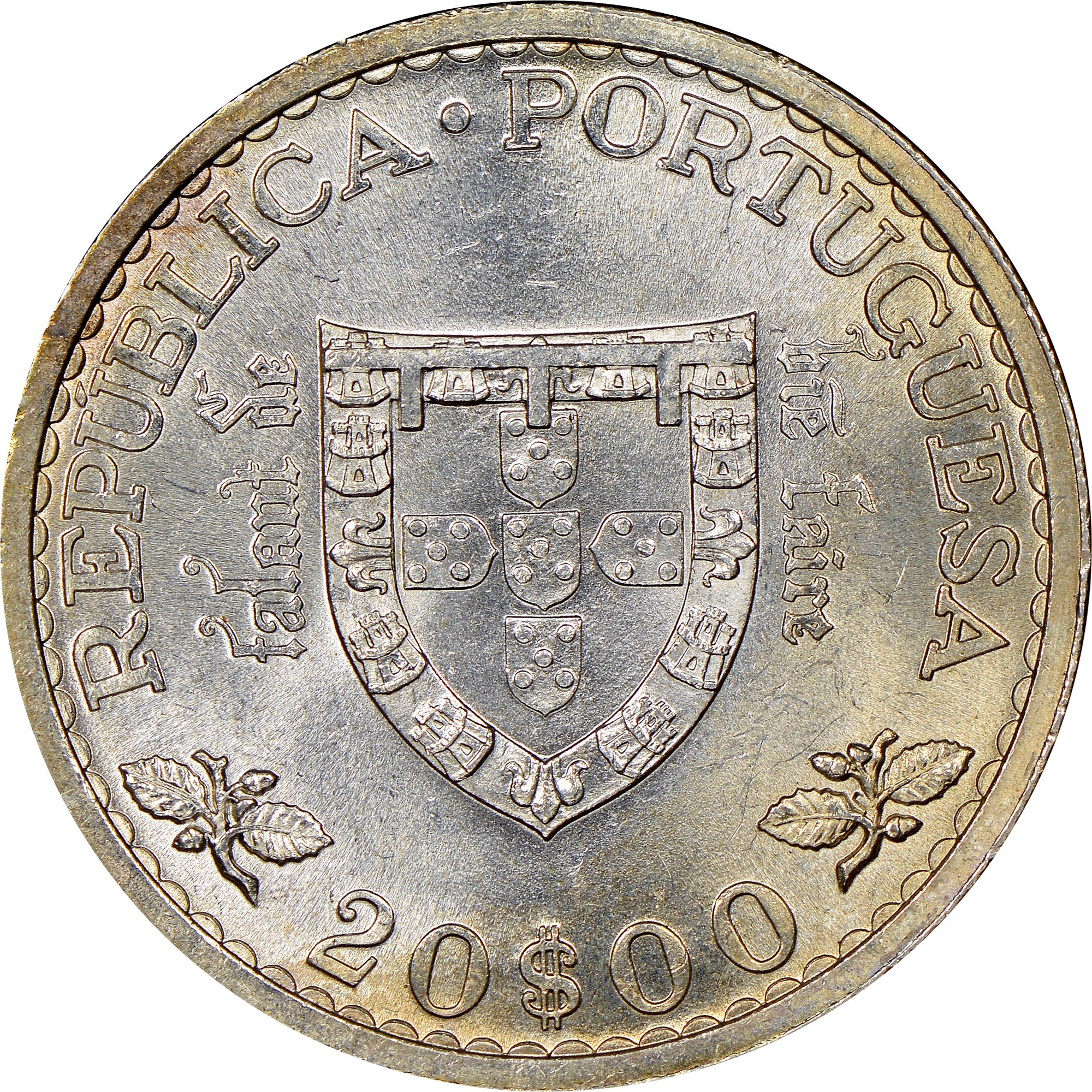 Portugal 20 Escudos KM 589 Prices & Values | NGC