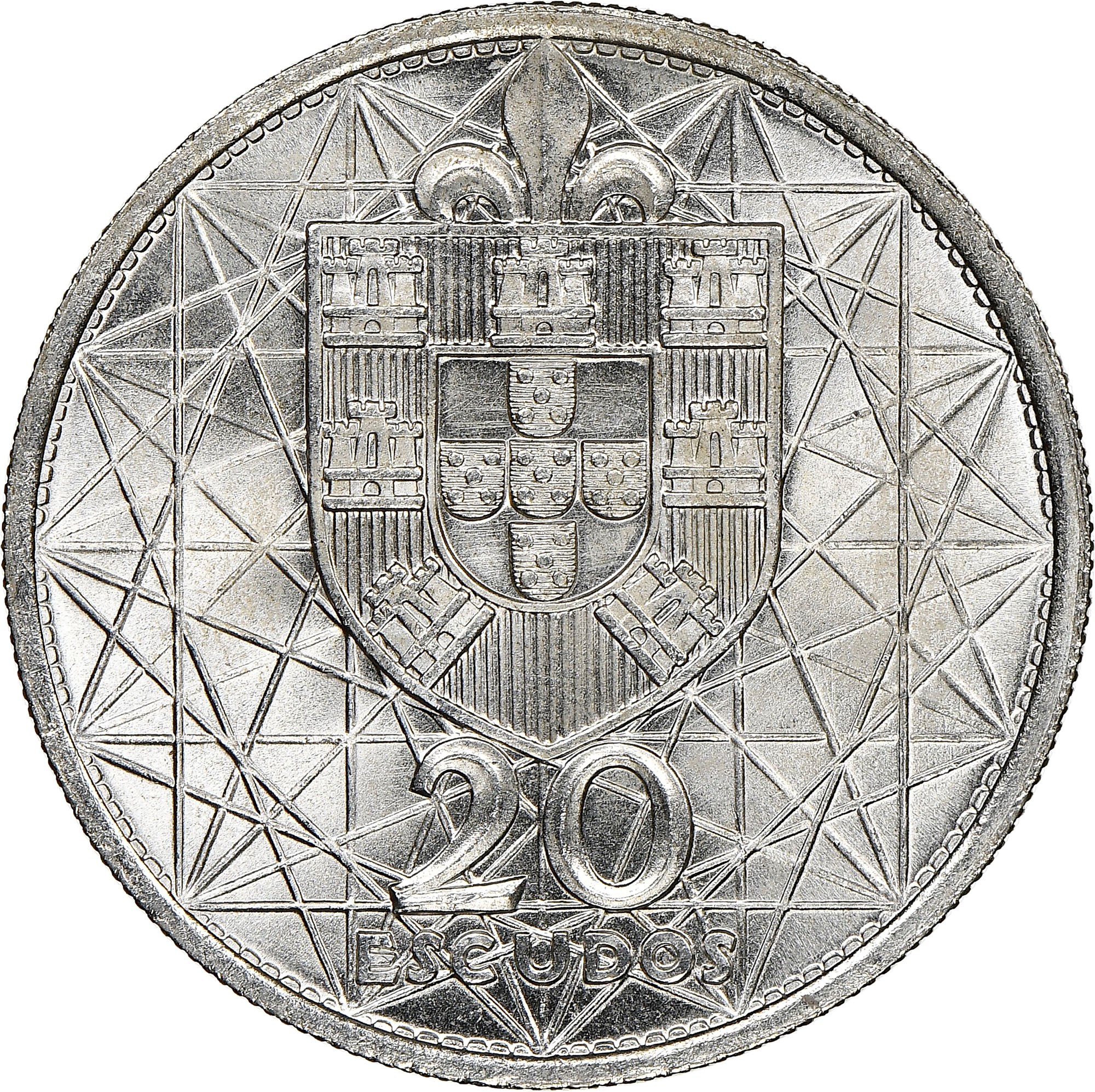 Portugal 20 Escudos KM 592 Prices & Values | NGC