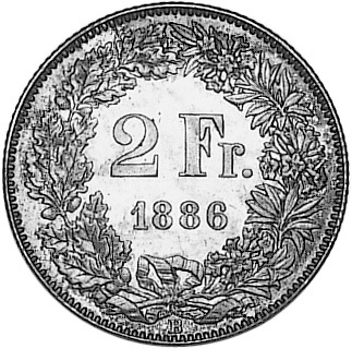 Switzerland 2 Francs KM 21 Prices & Values | NGC