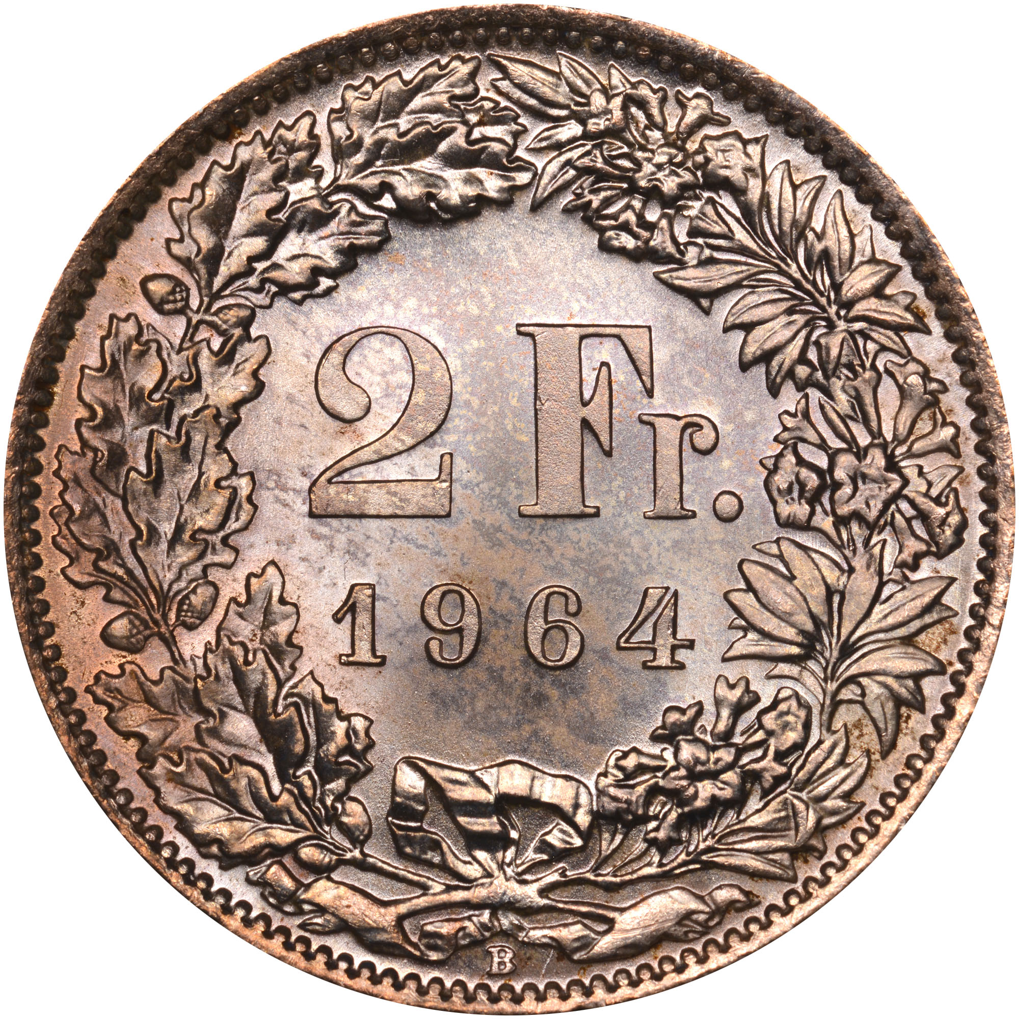 Switzerland 2 Francs KM 21 Prices & Values | NGC