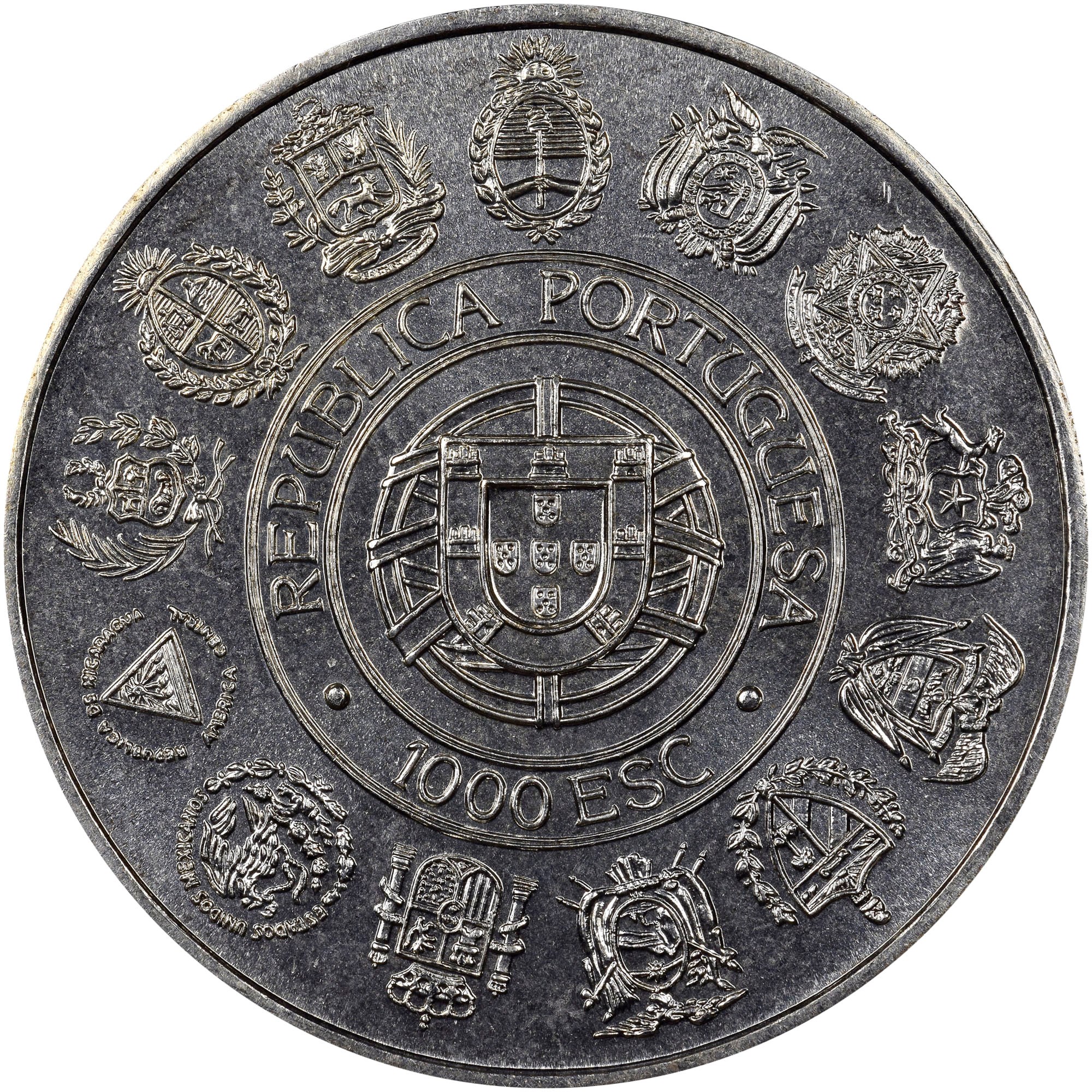 Portugal 1000 Escudos KM 657 Prices & Values | NGC