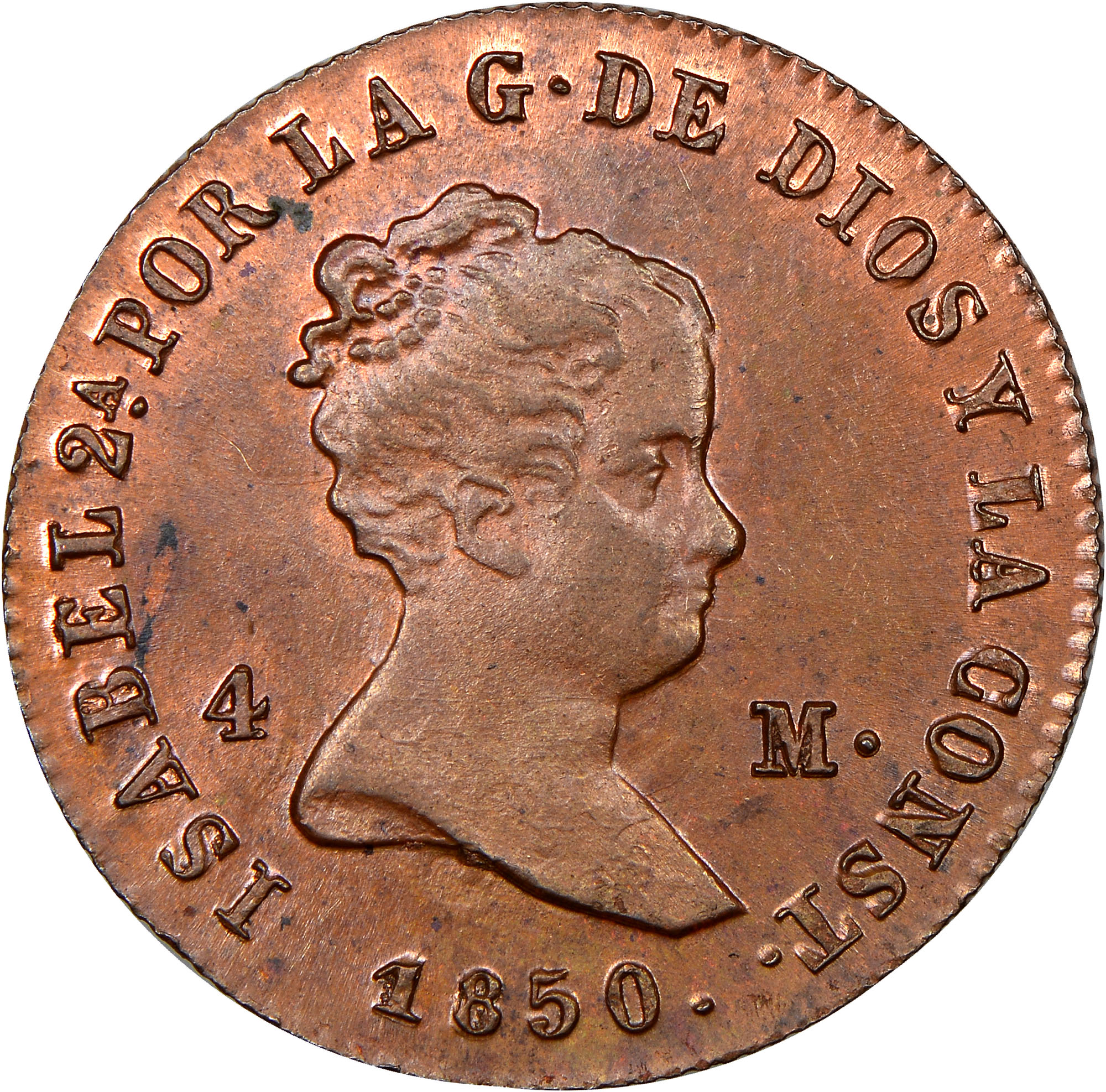 Spain 4 Maravedis KM 530.2 Prices & Values | NGC