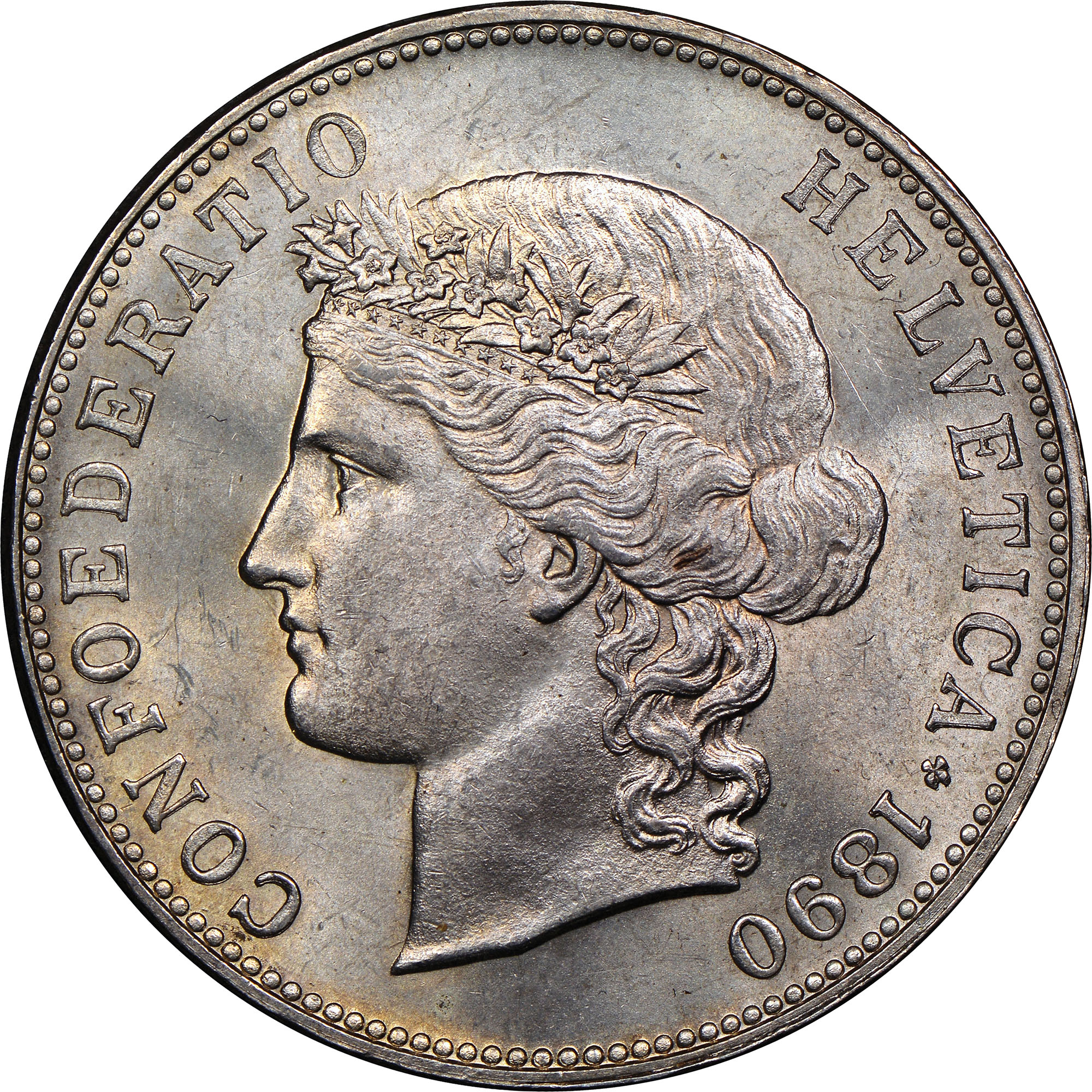 Switzerland 5 Francs KM 34 Prices Values NGC Switzerland 5 Francs KM 34 Prices Values NGC