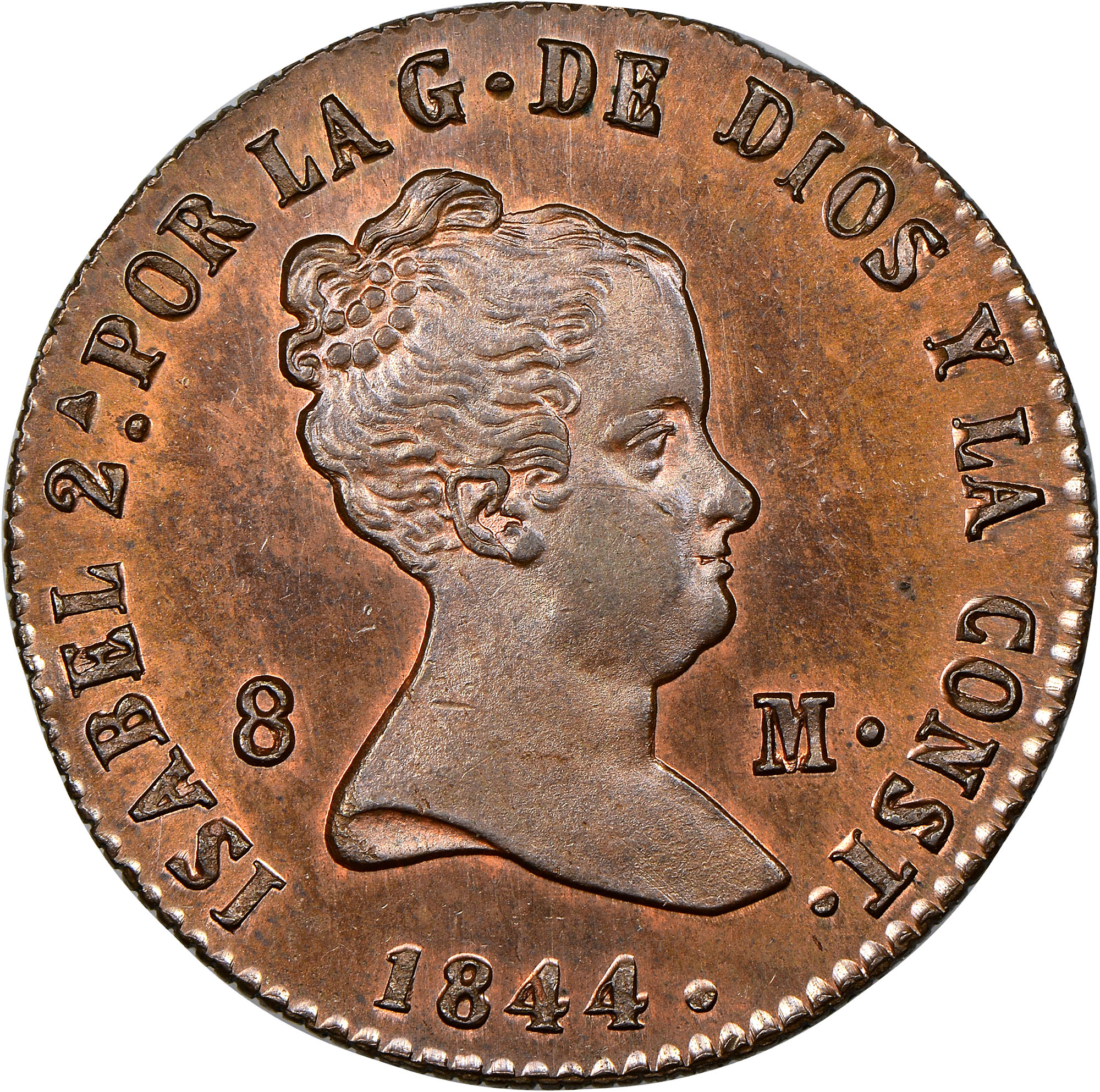 Spain 8 Maravedis KM 531.3 Prices & Values | NGC