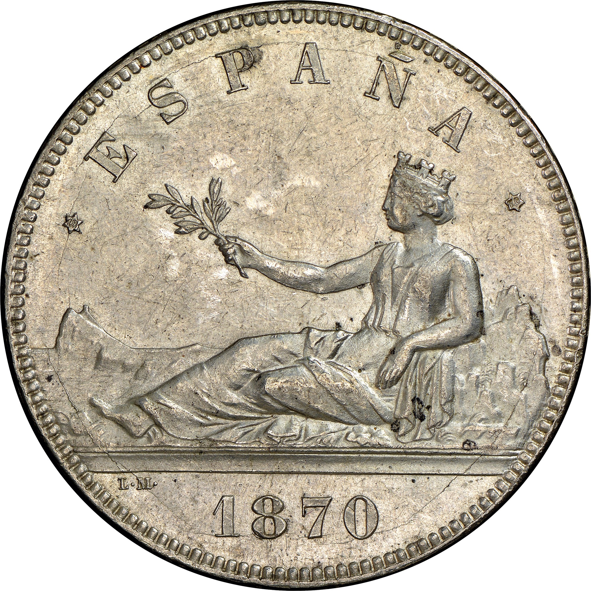 Spain 5 Pesetas KM 655 Prices Values NGC Spain 5 Pesetas KM 655 Prices Values NGC