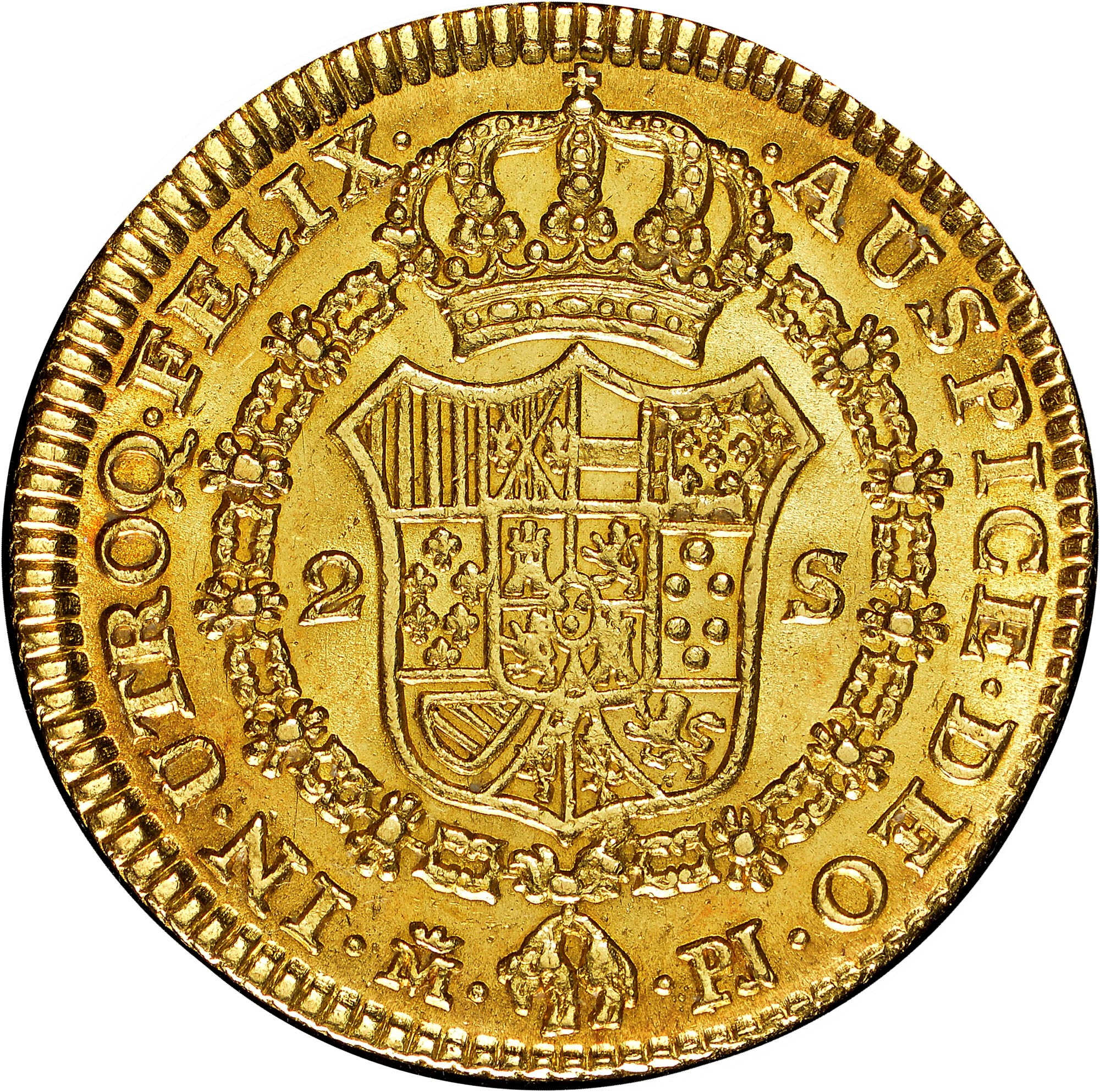 Spain 2 Escudos KM 417.1 Prices & Values | NGC