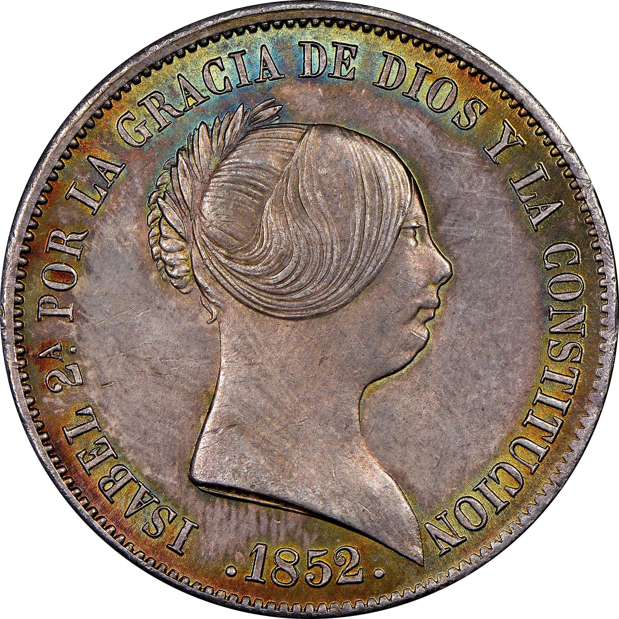 Spain 20 Reales KM 593.3 Prices & Values | NGC