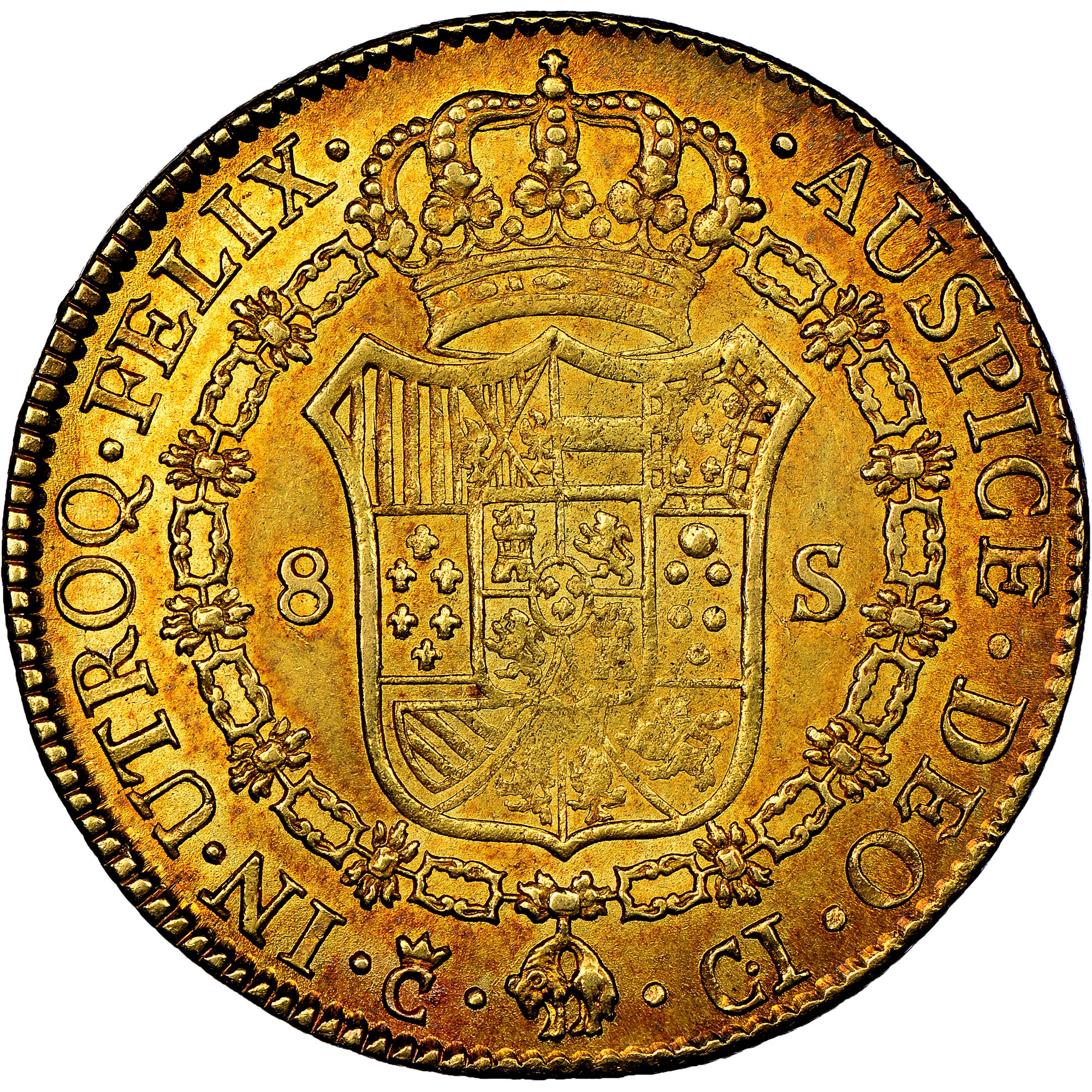 Spain 8 Escudos KM 470 Prices & Values | NGC