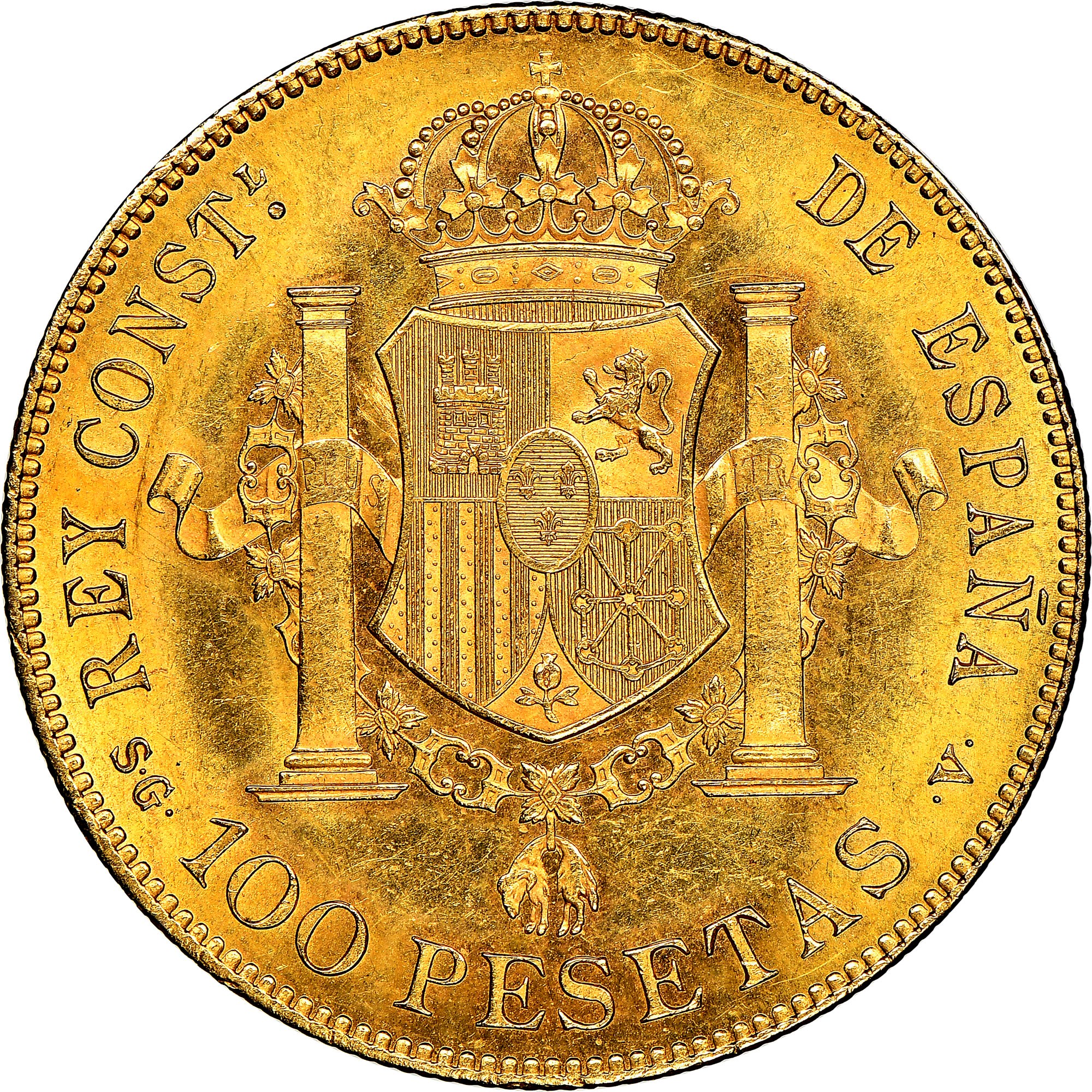 Spain 100 Pesetas KM 708 Prices & Values | NGC