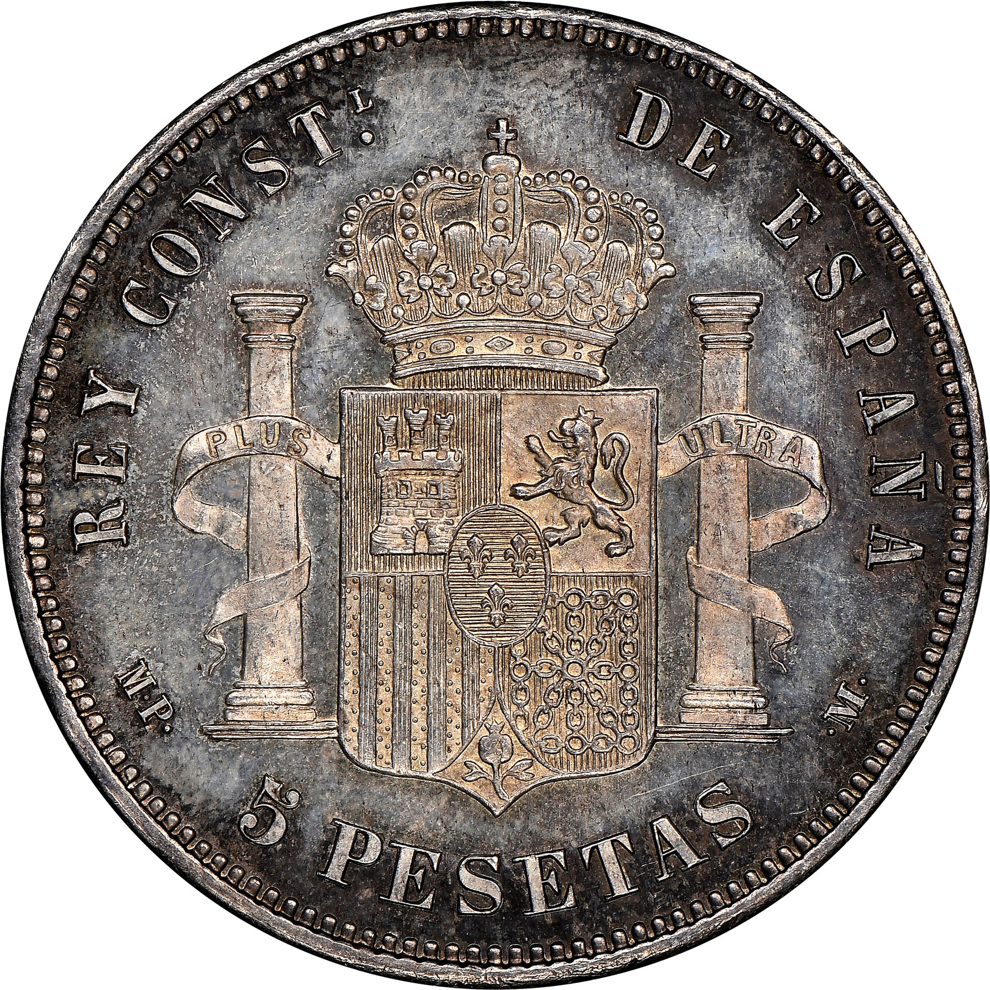 Spain 5 Pesetas KM 689 Prices & Values | NGC