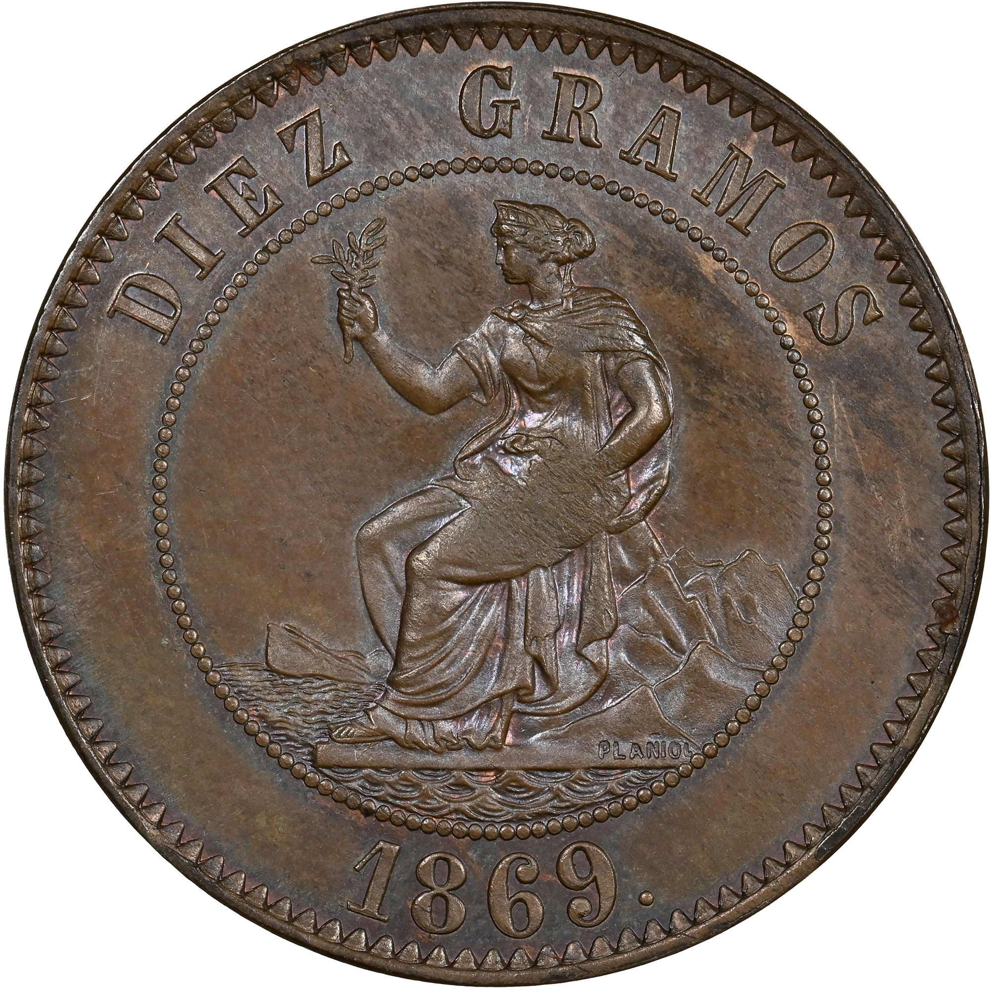 Spain 10 Centimos KM Pn11 Prices & Values | NGC