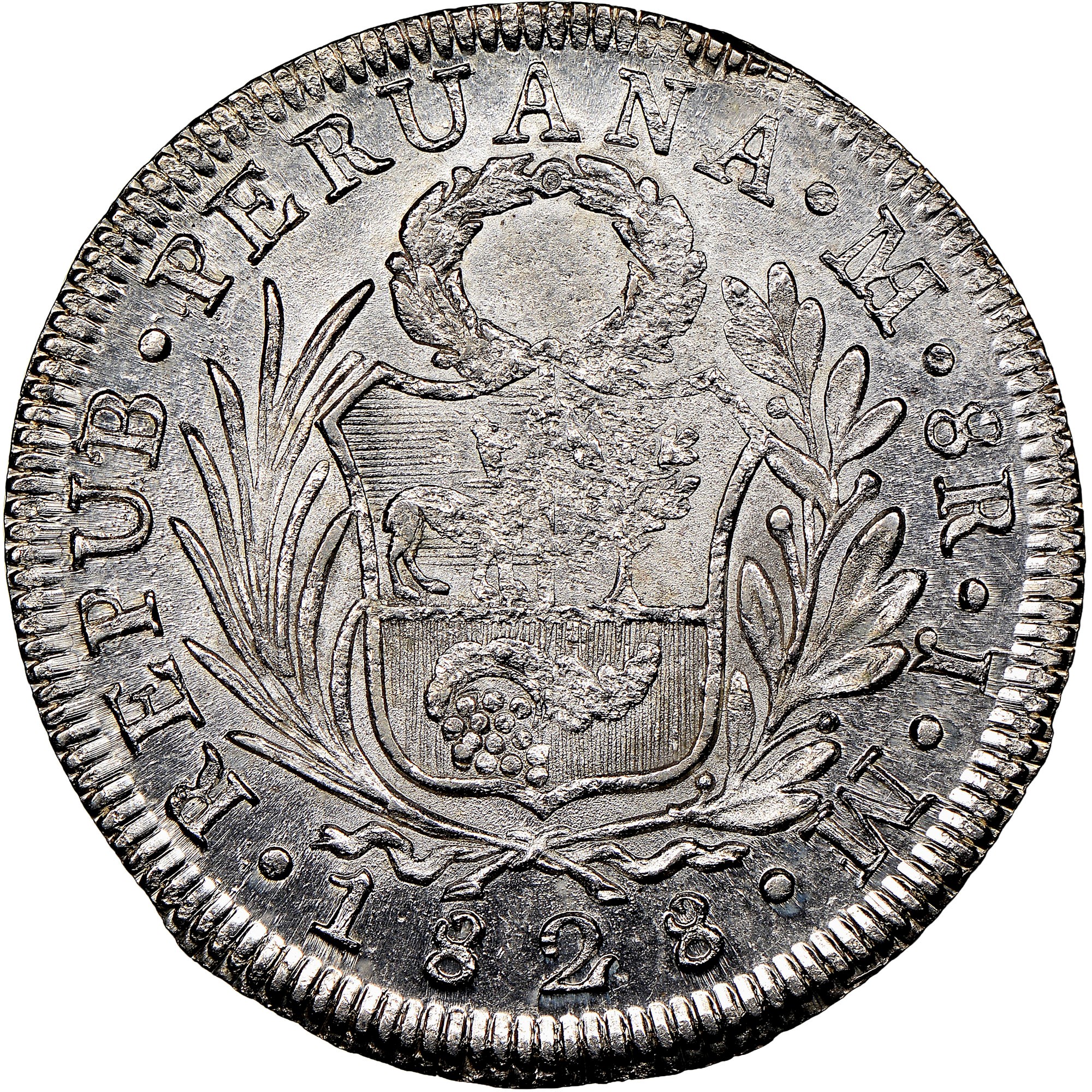 Peru 8 Reales KM 142.1 Prices & Values | NGC