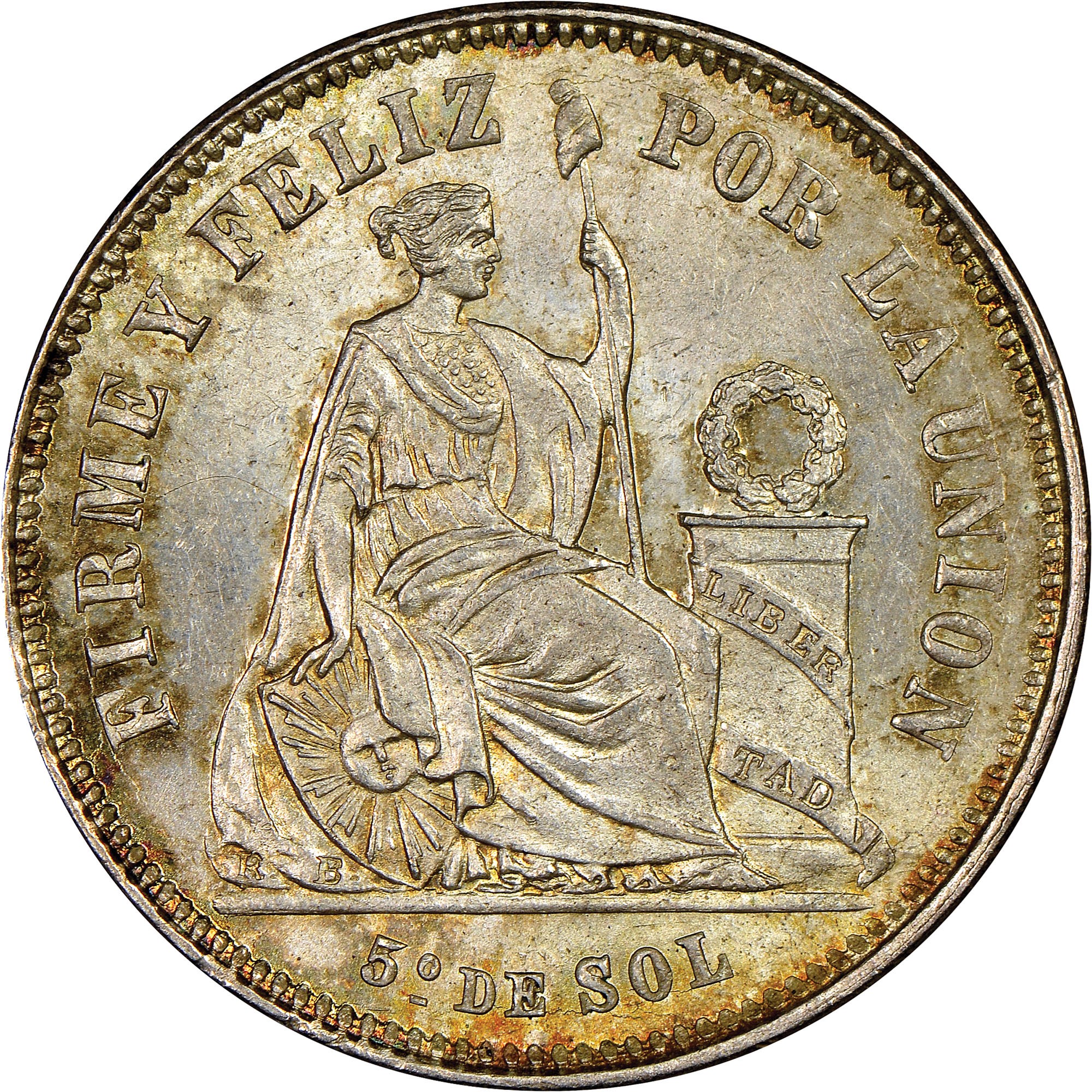 Peru 1/5 Sol KM 191 Prices & Values | NGC