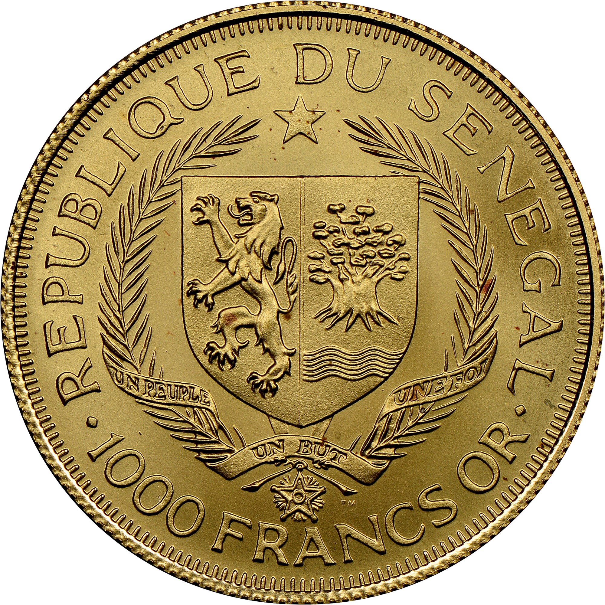 Senegal 1000 Francs KM 9 Prices & Values | NGC