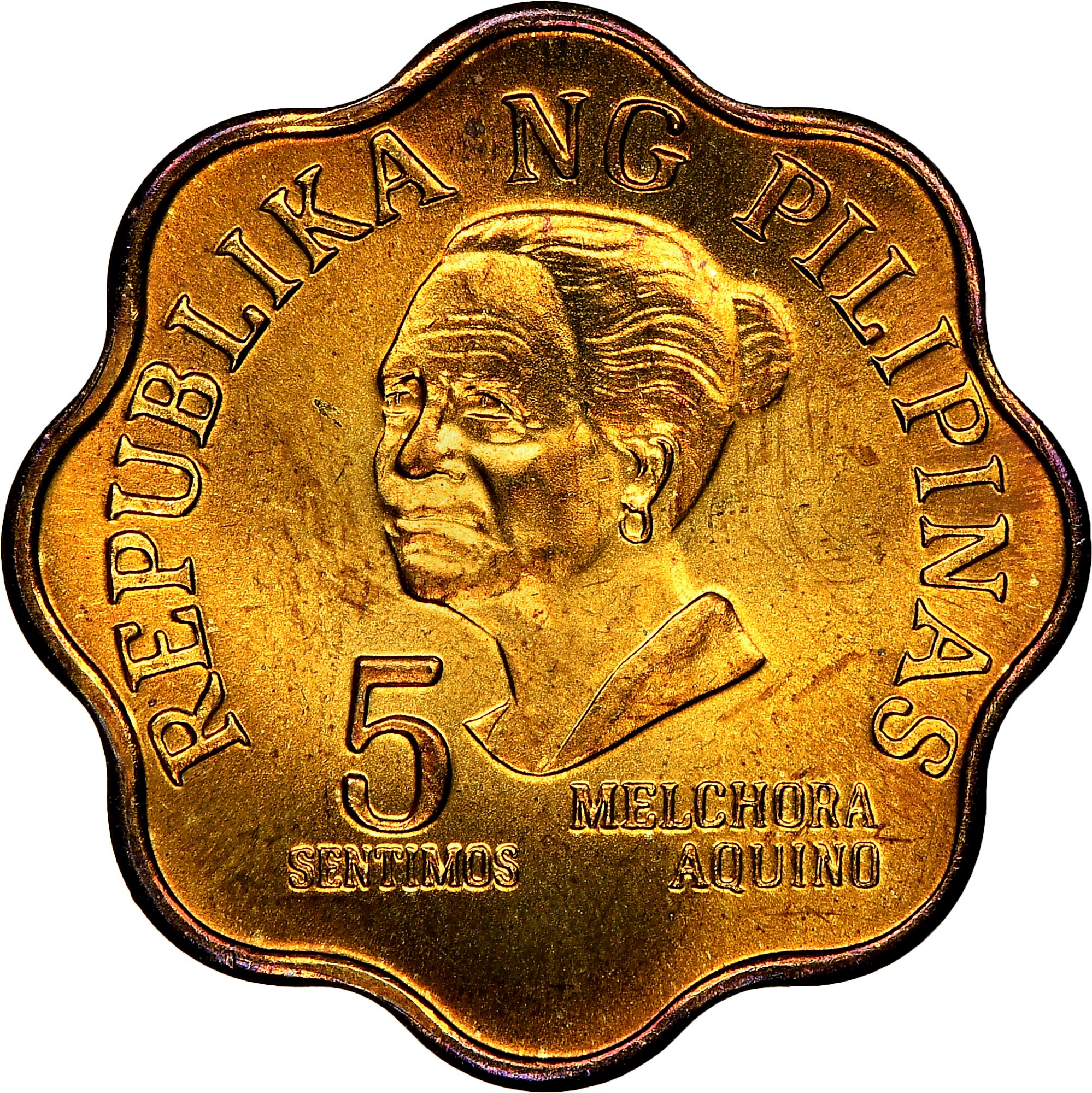 Philippines 5 Sentimos KM 206 Prices Values NGC Philippines 5 Sentimos KM 206 Prices Values NGC