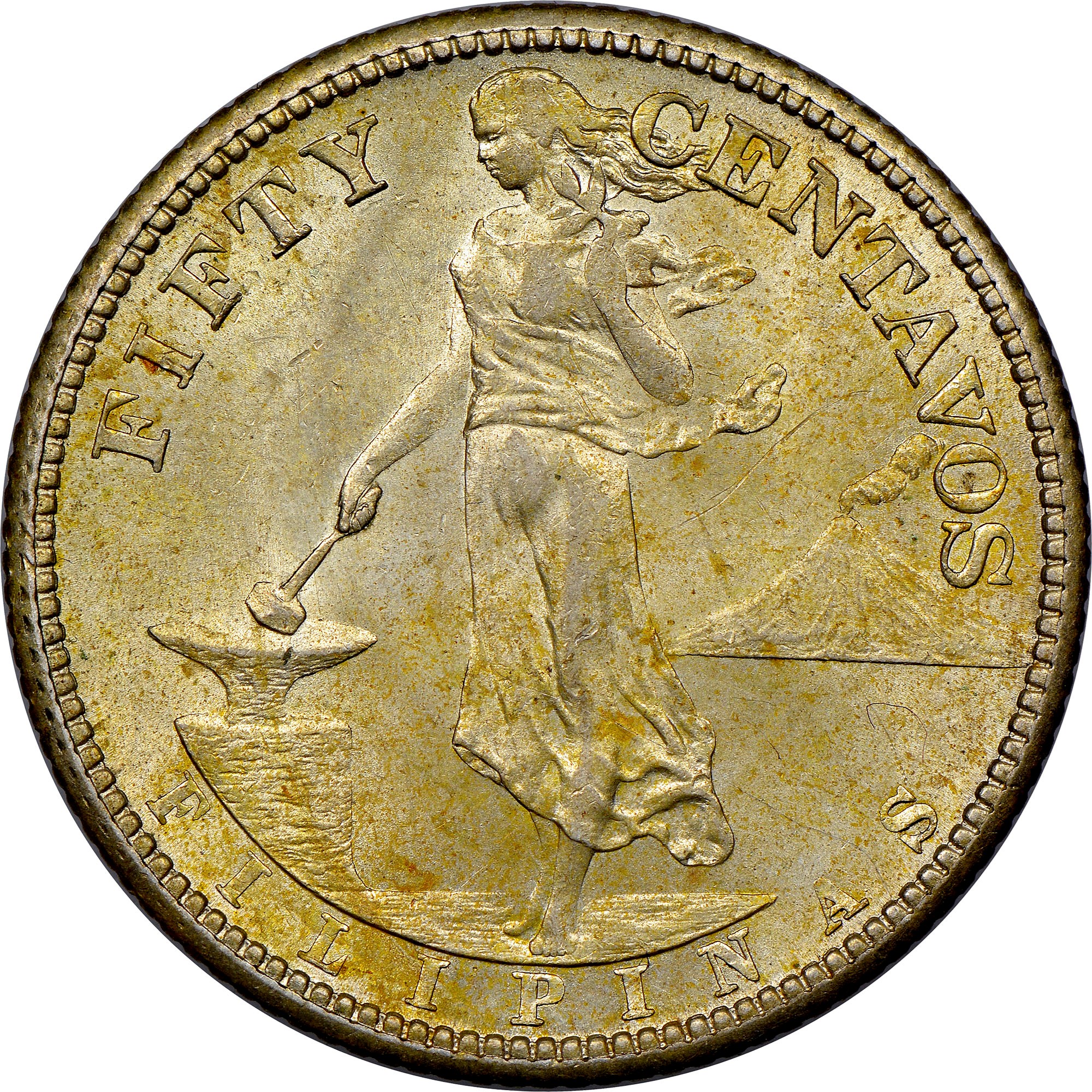 Philippines 50 Centavos KM 171 Prices Values NGC