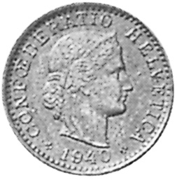 Switzerland 20 Rappen KM PnA76 Prices & Values | NGC