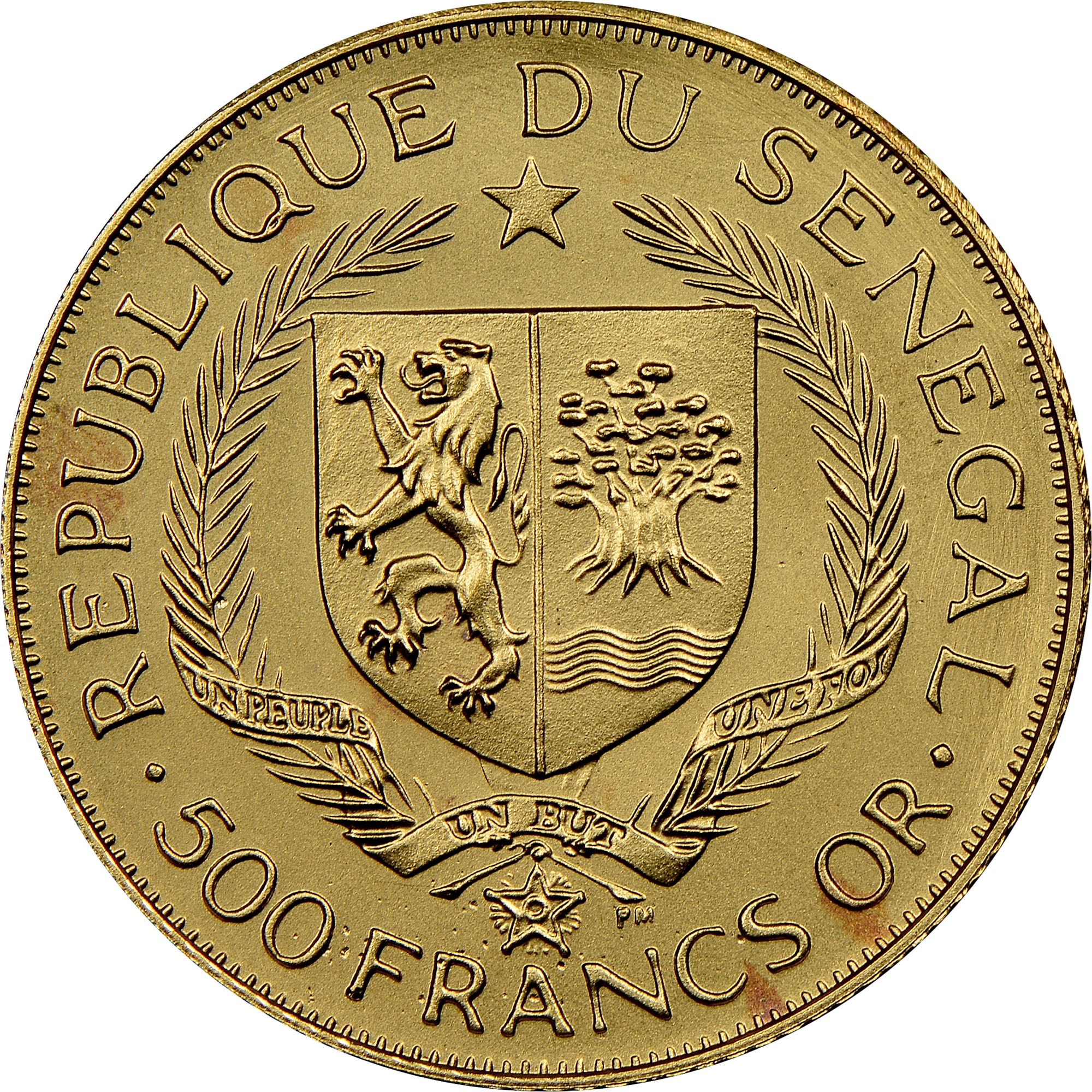 Senegal 500 Francs KM 8 Prices & Values | NGC