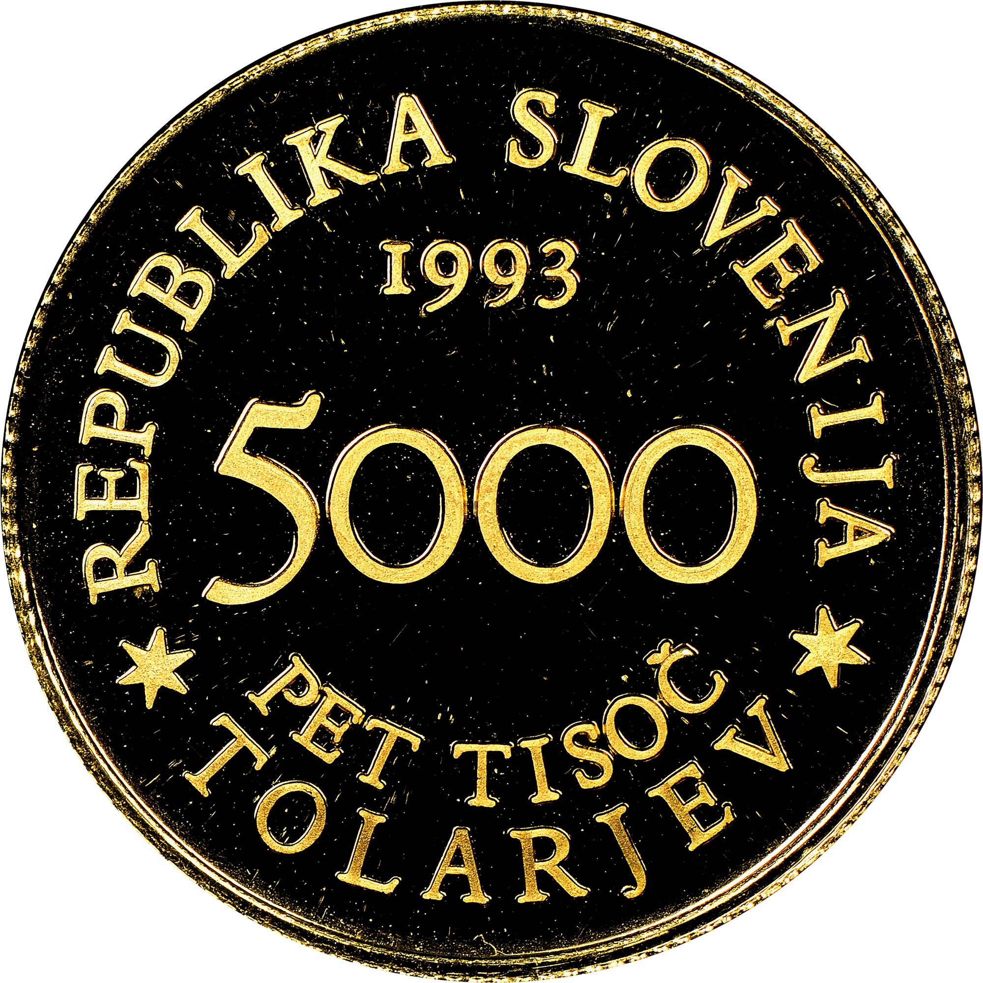 Slovenia 5000 Tolarjev KM 11 Prices & Values | NGC