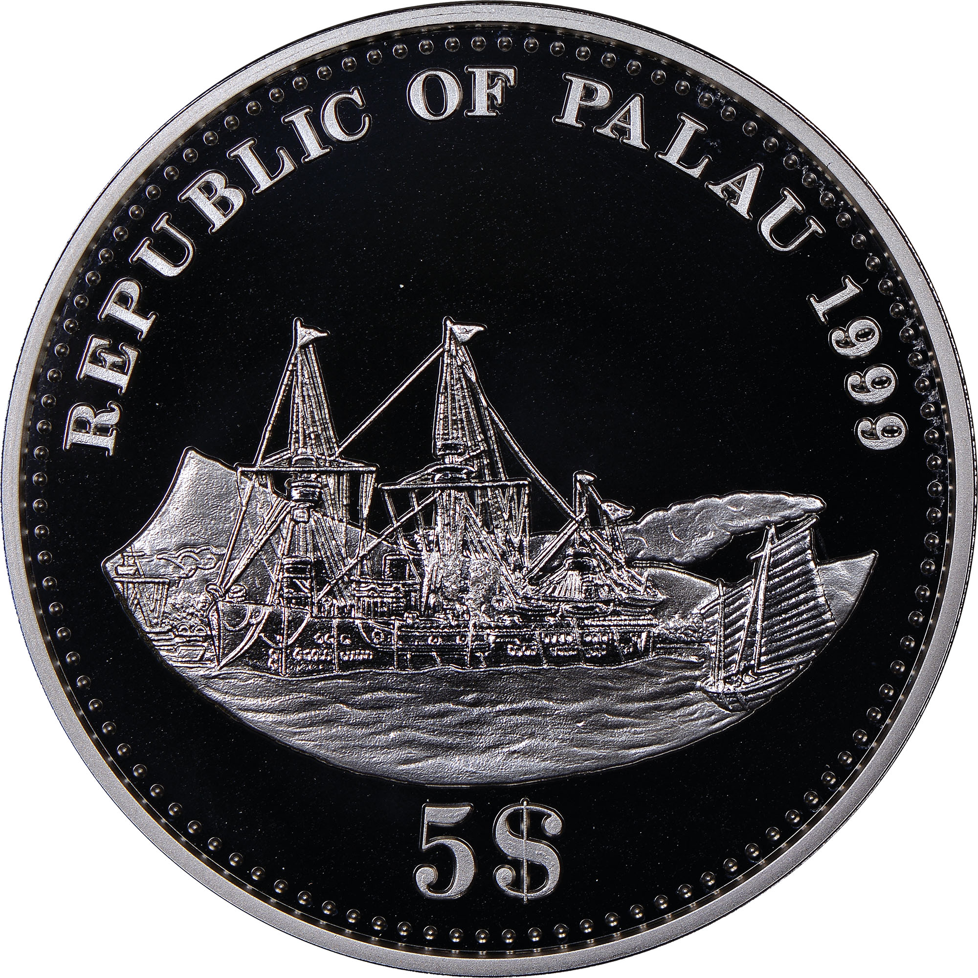 Palau 5 Dollars KM 20 Prices & Values | NGC