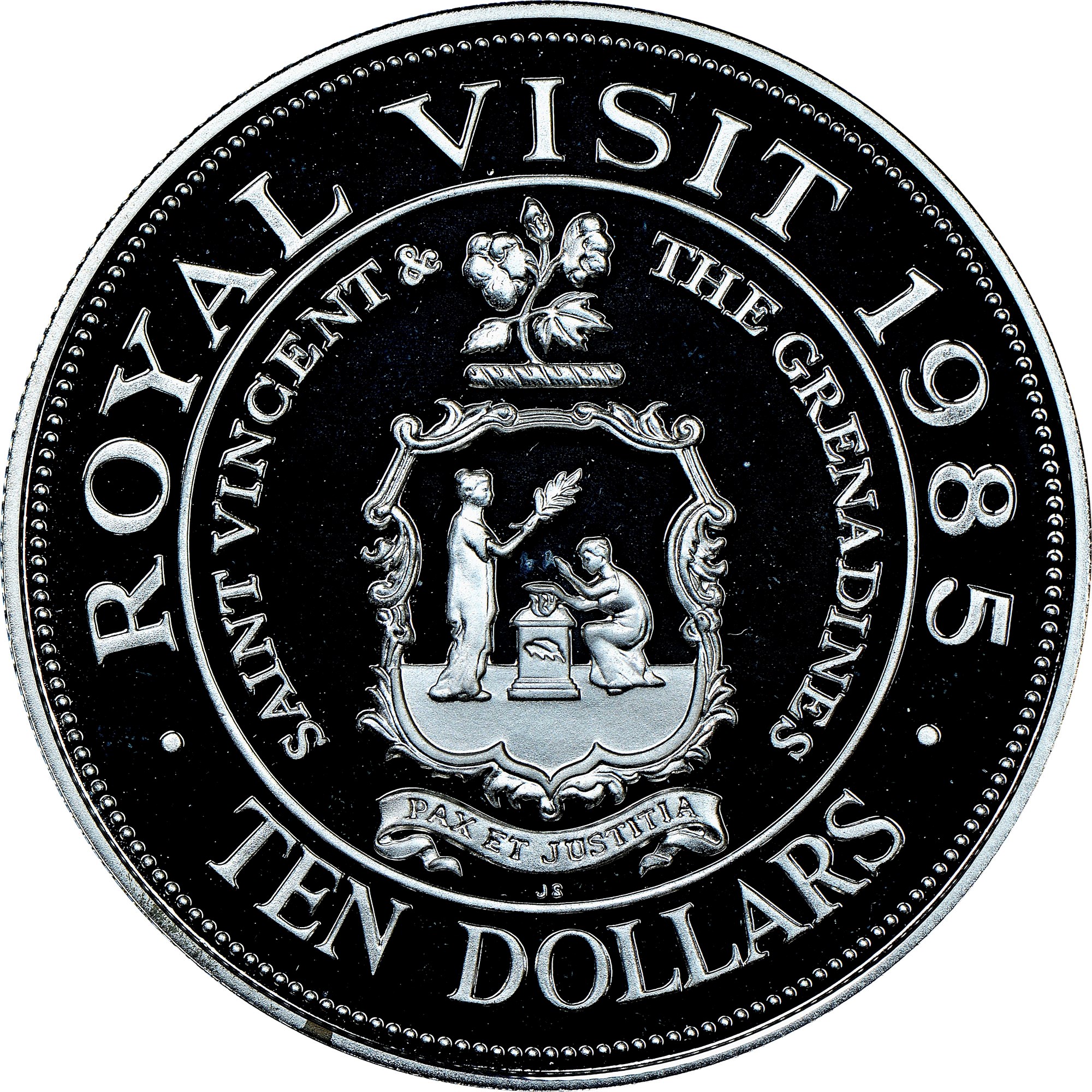 Saint Vincent 10 Dollars KM 14a Prices & Values | NGC