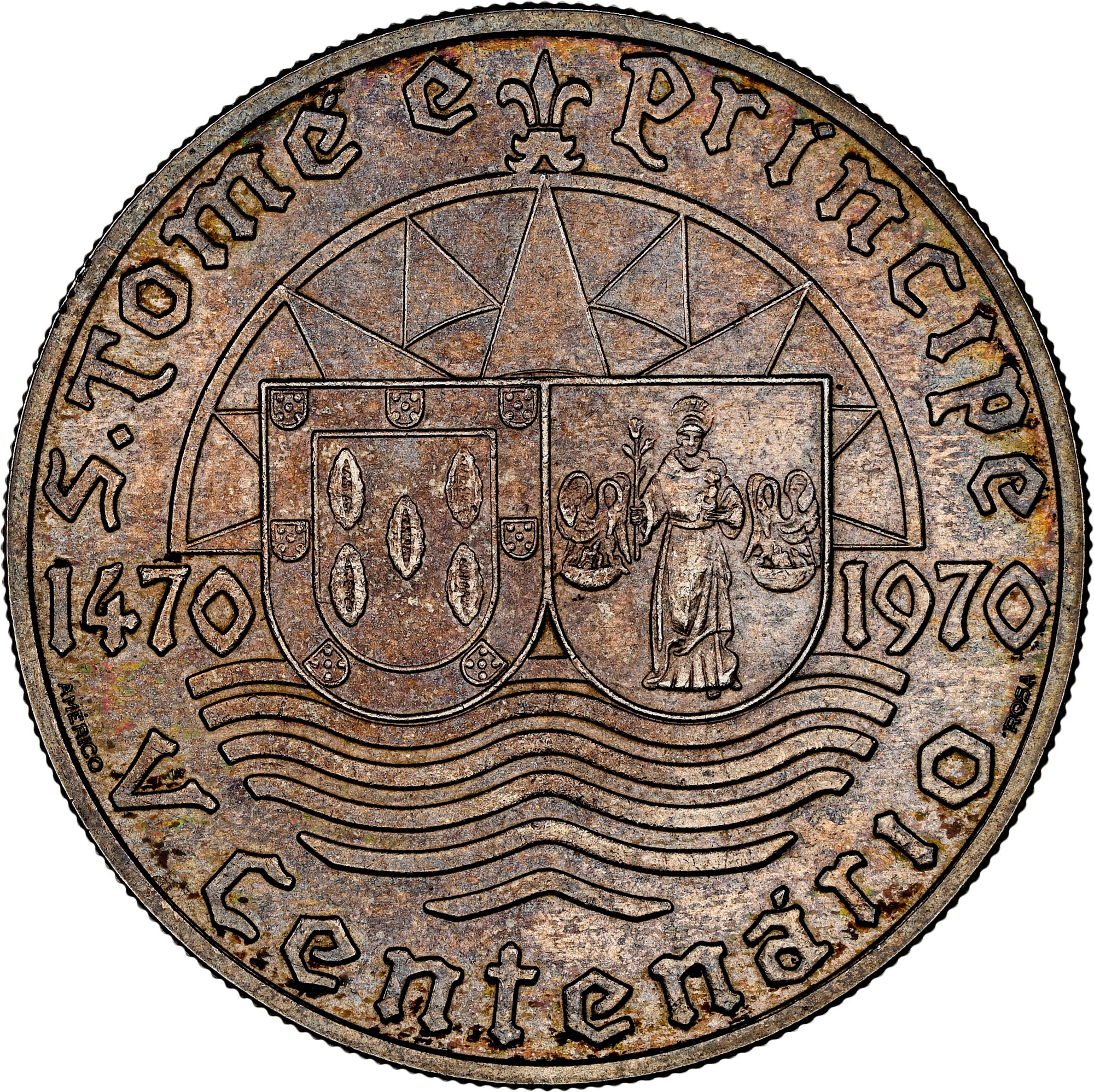 Saint Thomas & Prince Island 50 Escudos KM 21 Prices & Values | NGC