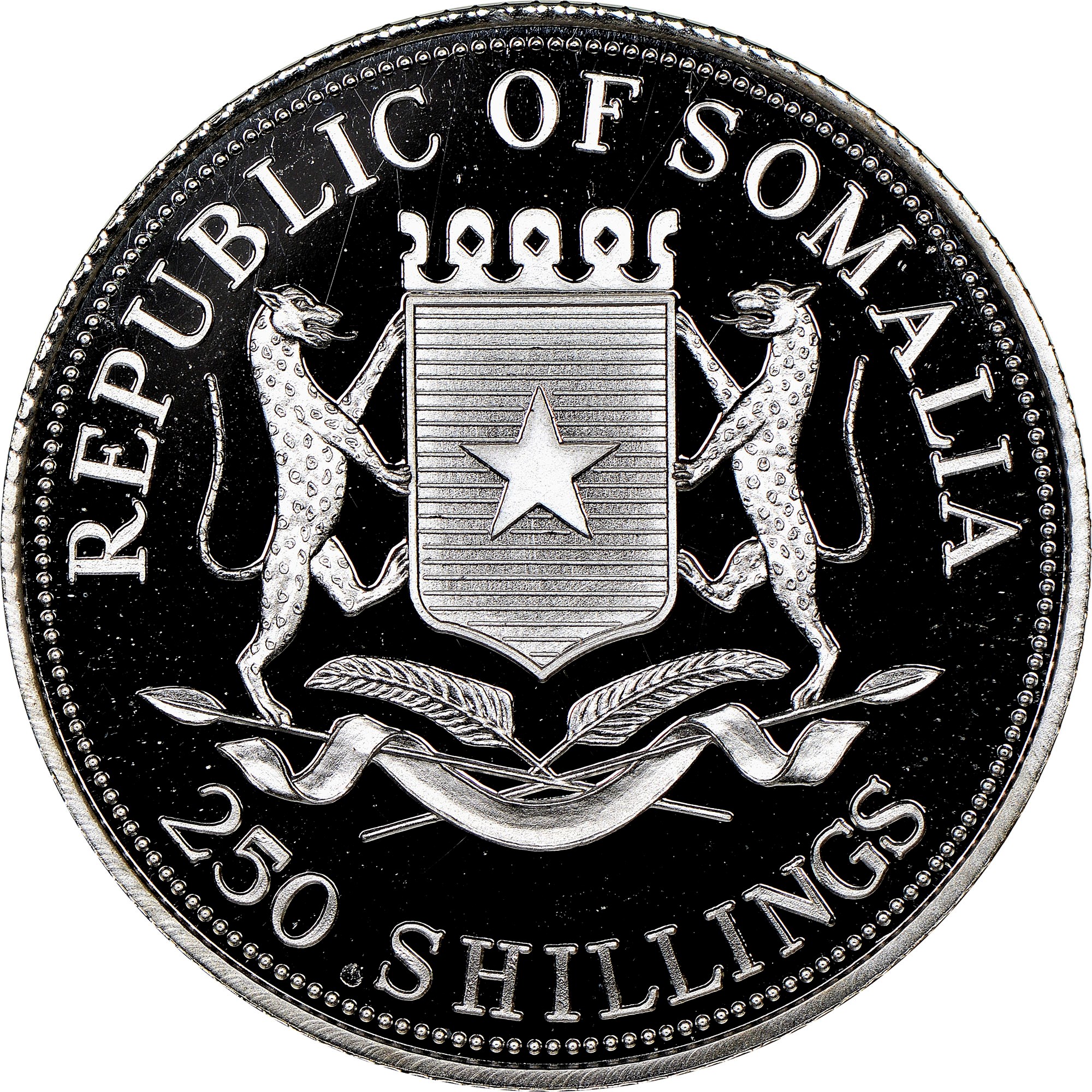 Somalia 250 Shillings KM 48 Prices & Values | NGC