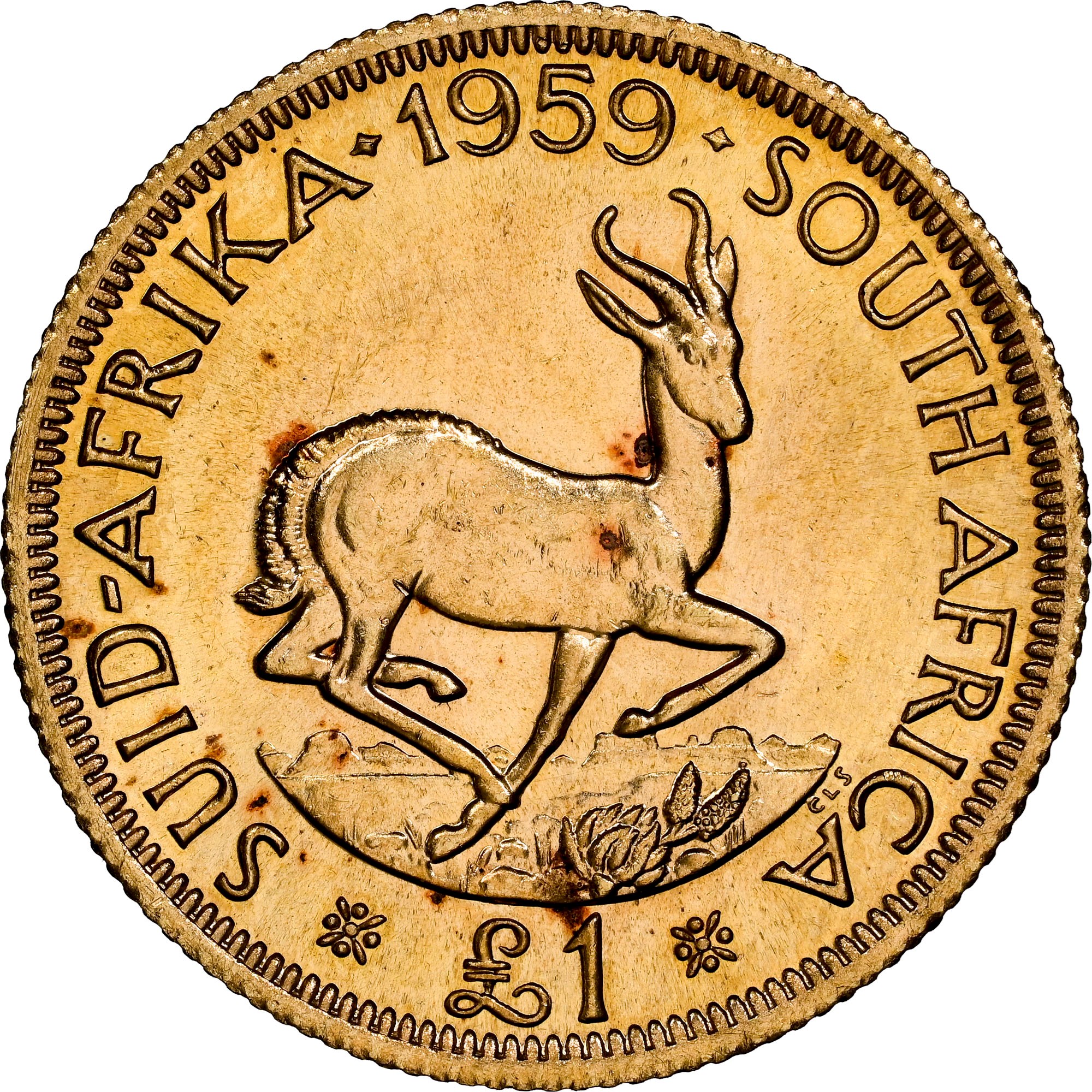 South Africa Pound KM 54 Prices & Values | NGC